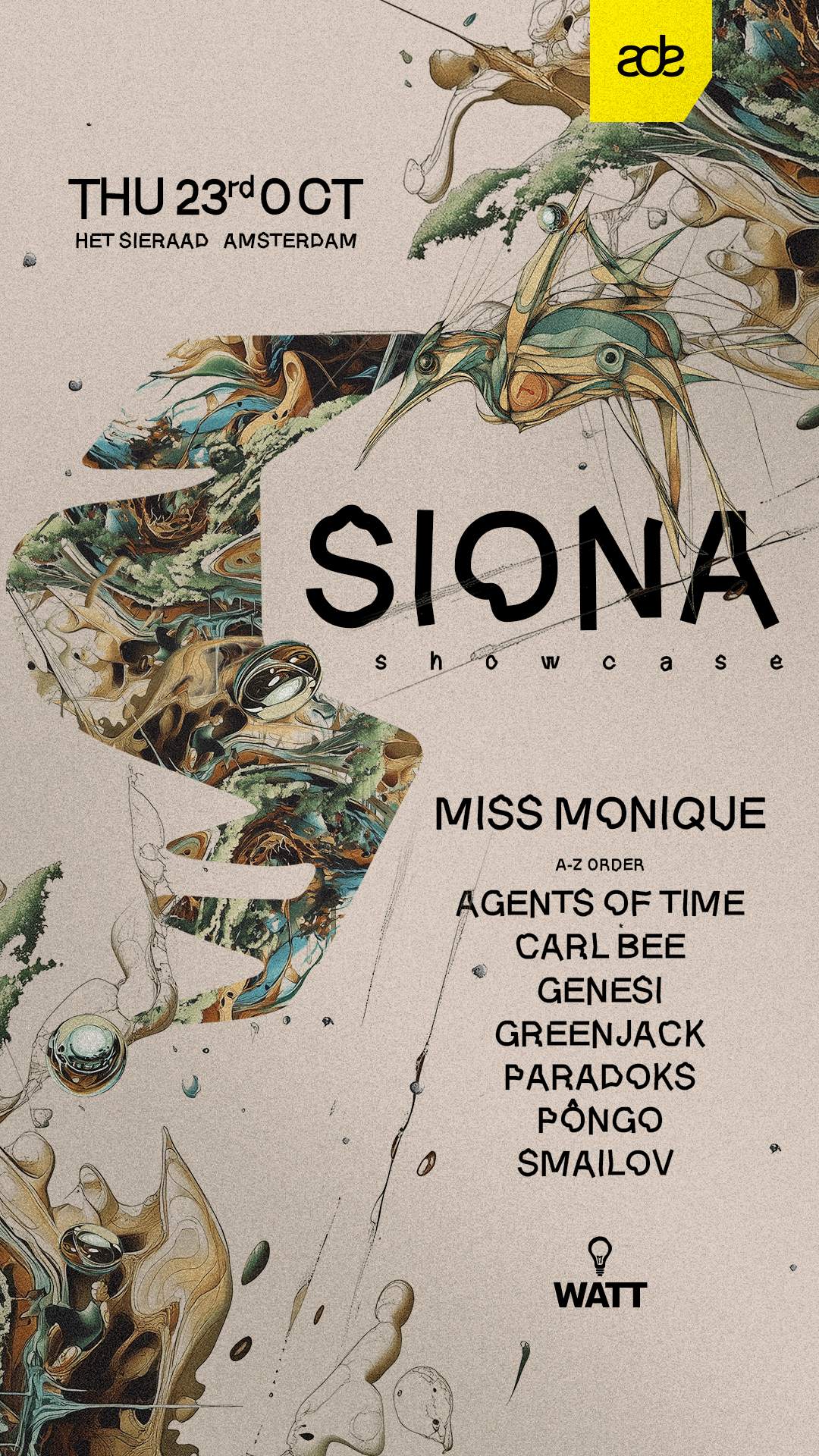 Miss Monique presents Siona records [SOLD OUT] bij Het Sieraad, Amsterdam