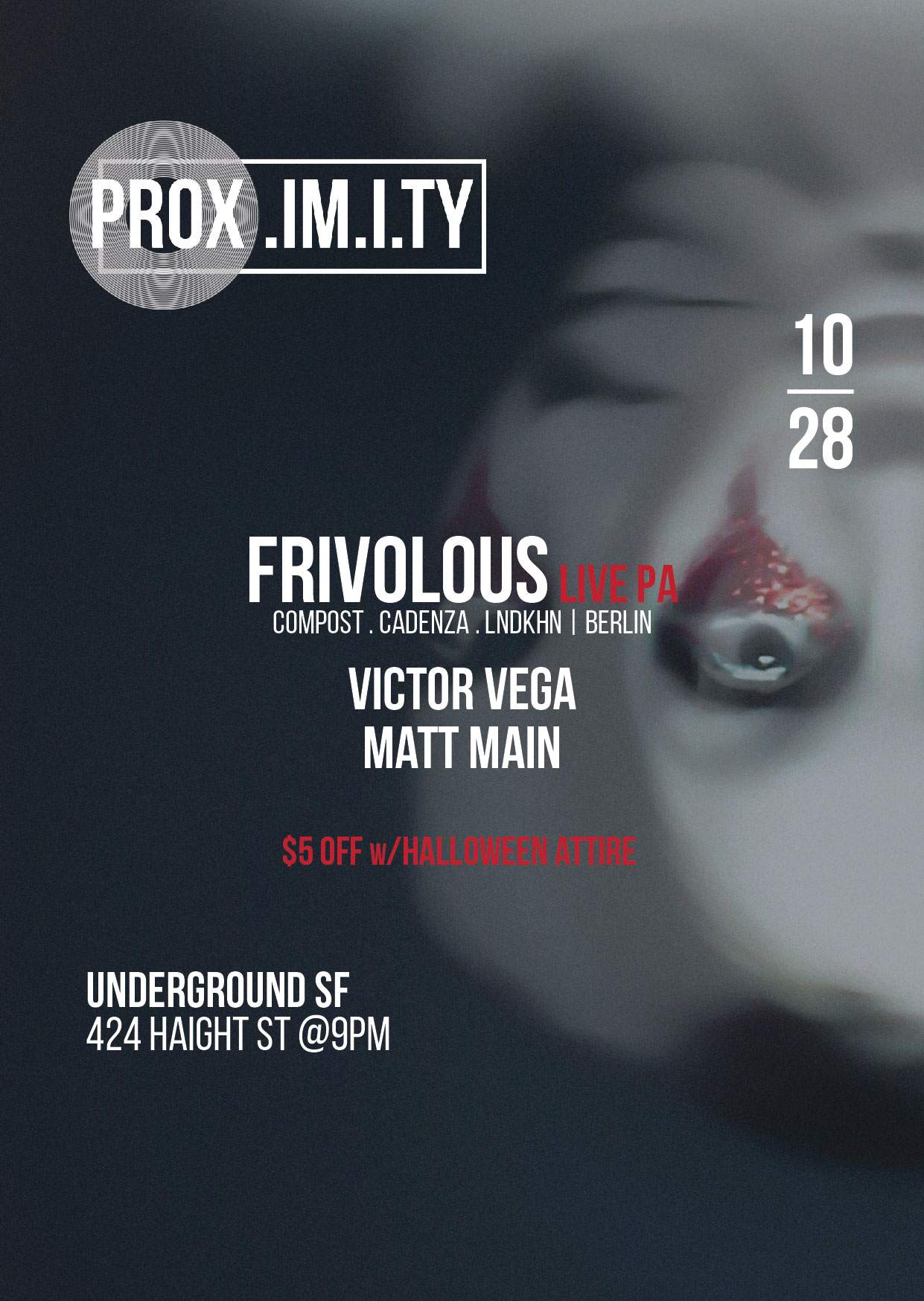 Frivolous LIVE PA - Berlin with Prox. Rsdts Victor Vega, Matt Main en ...