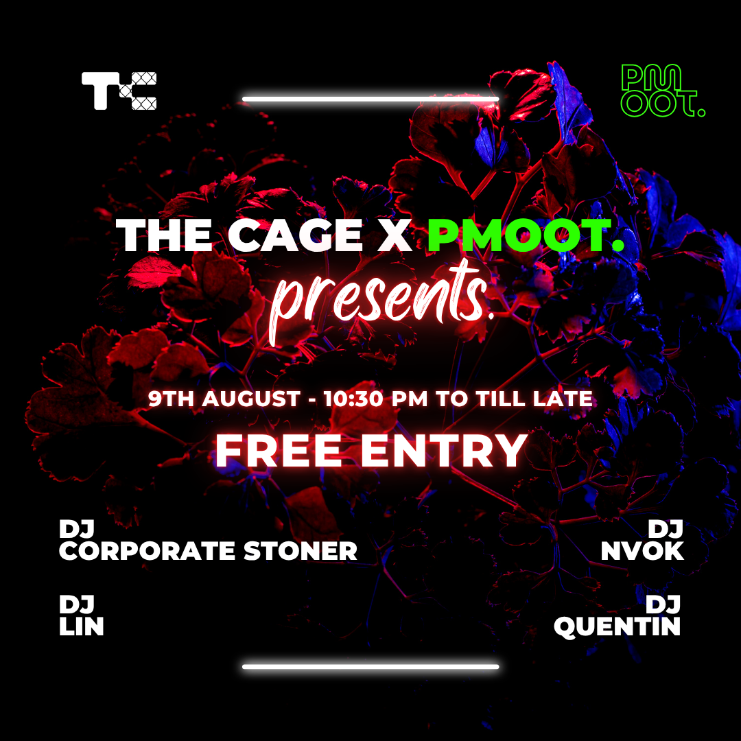 The Cage x PMOOT - Corporate Stoner, Nvok, Lin, Quentin at The Cage ...