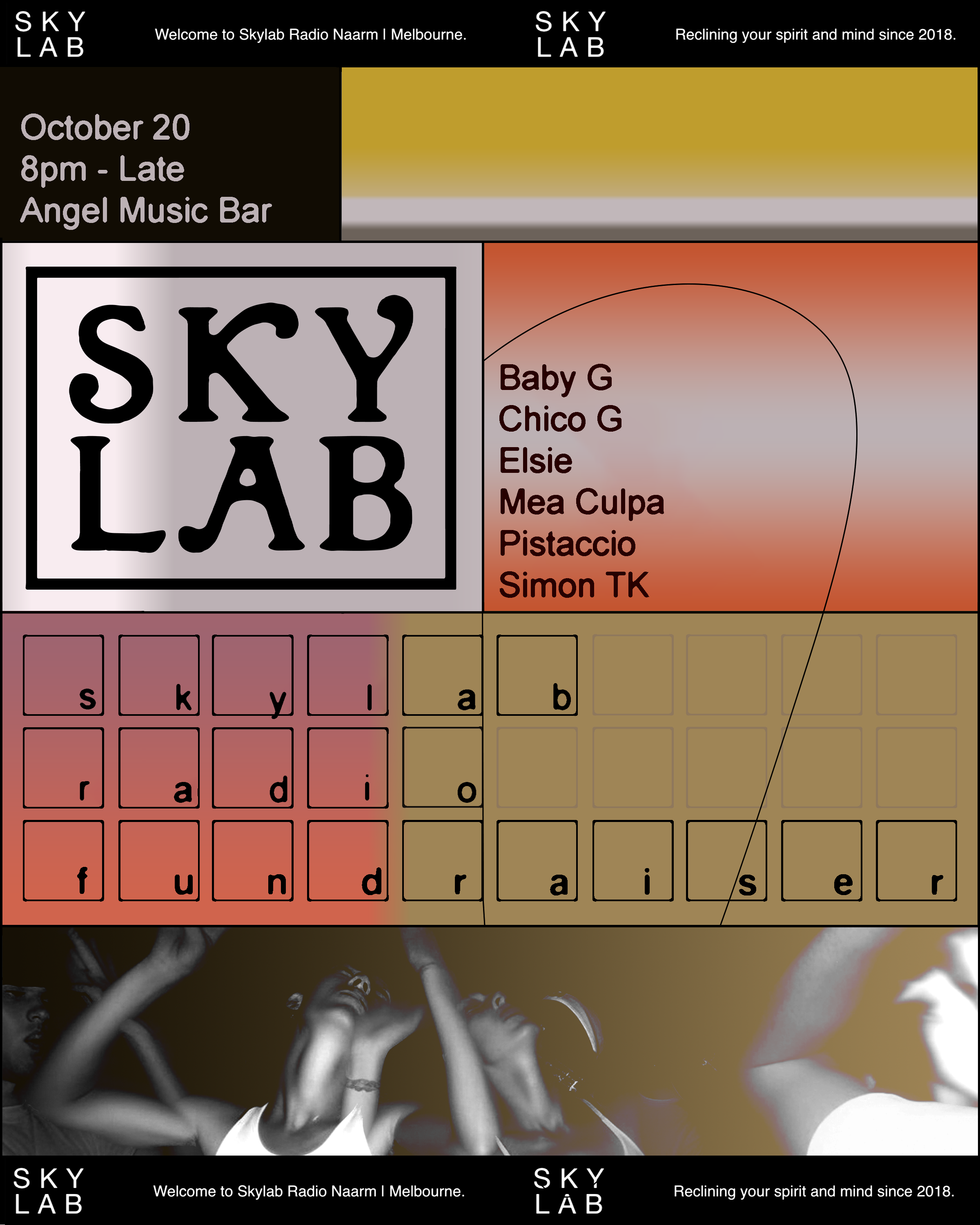 Skylab Radio x Angel Bar 20.10.2023 en Angel Music Bar, Melbourne