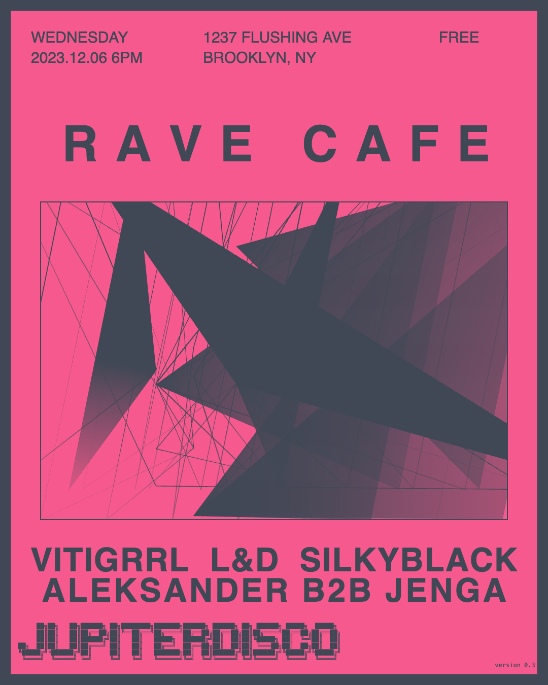 rave cafe em Jupiter Disco, New York City