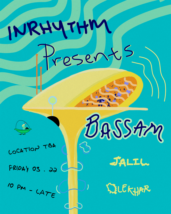 INRHYTHM presents: Bassam (Distrikt Paris) at Carlawft Studios, Toronto