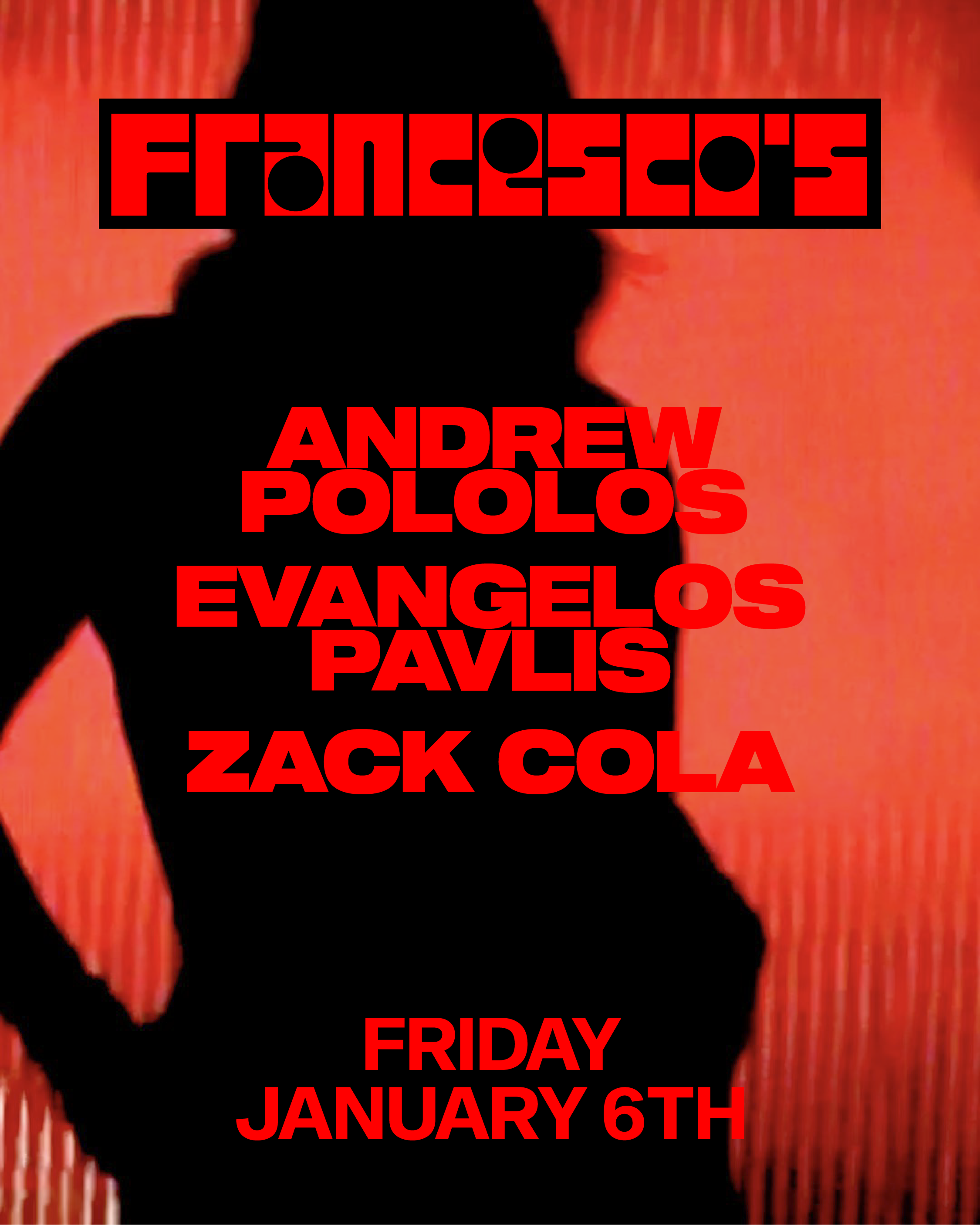 Andrew Pololos, Evangelos Pavlis, Zack Cola at Francesco's Montreal ...