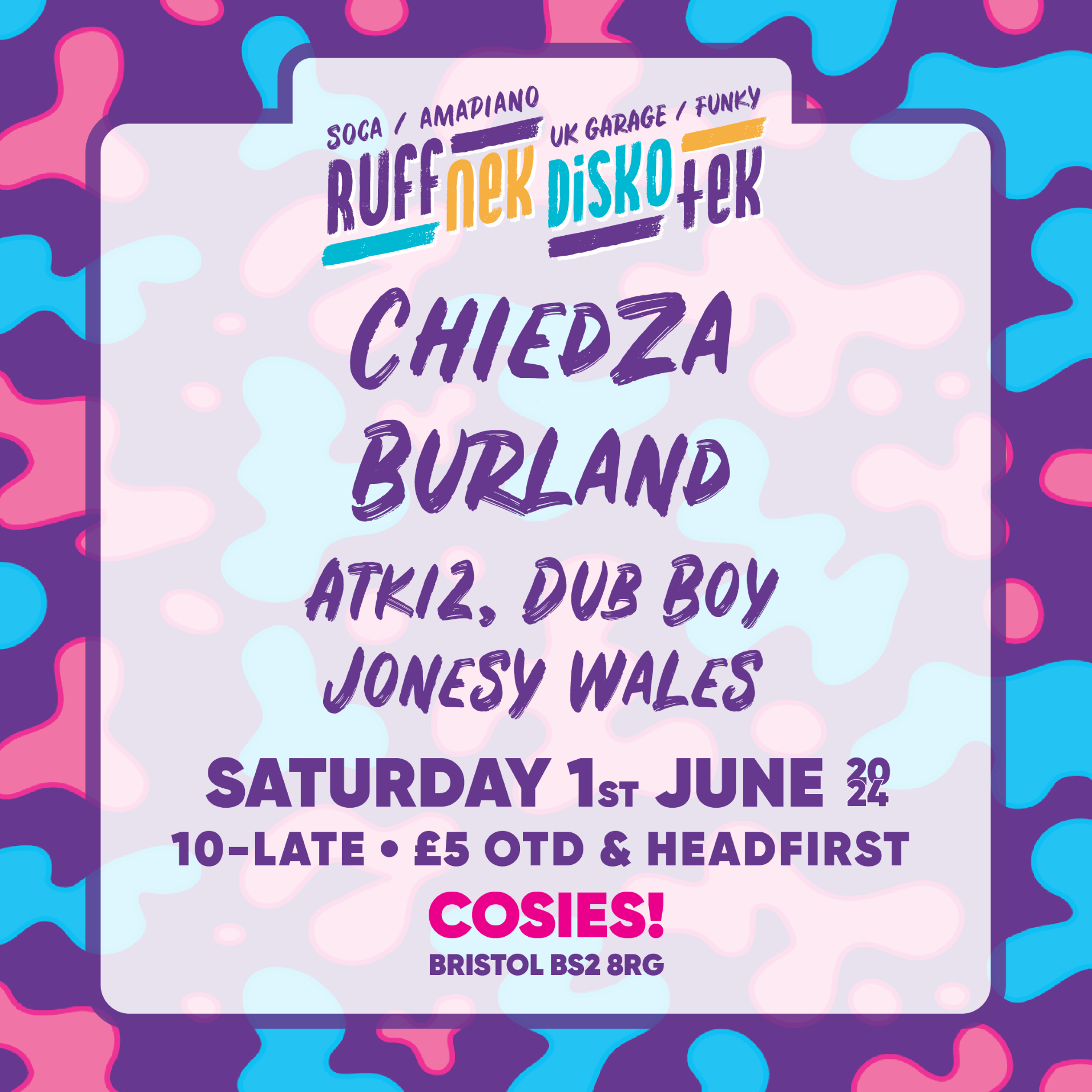 Ruffnek Diskotek at Cosies, Bristol