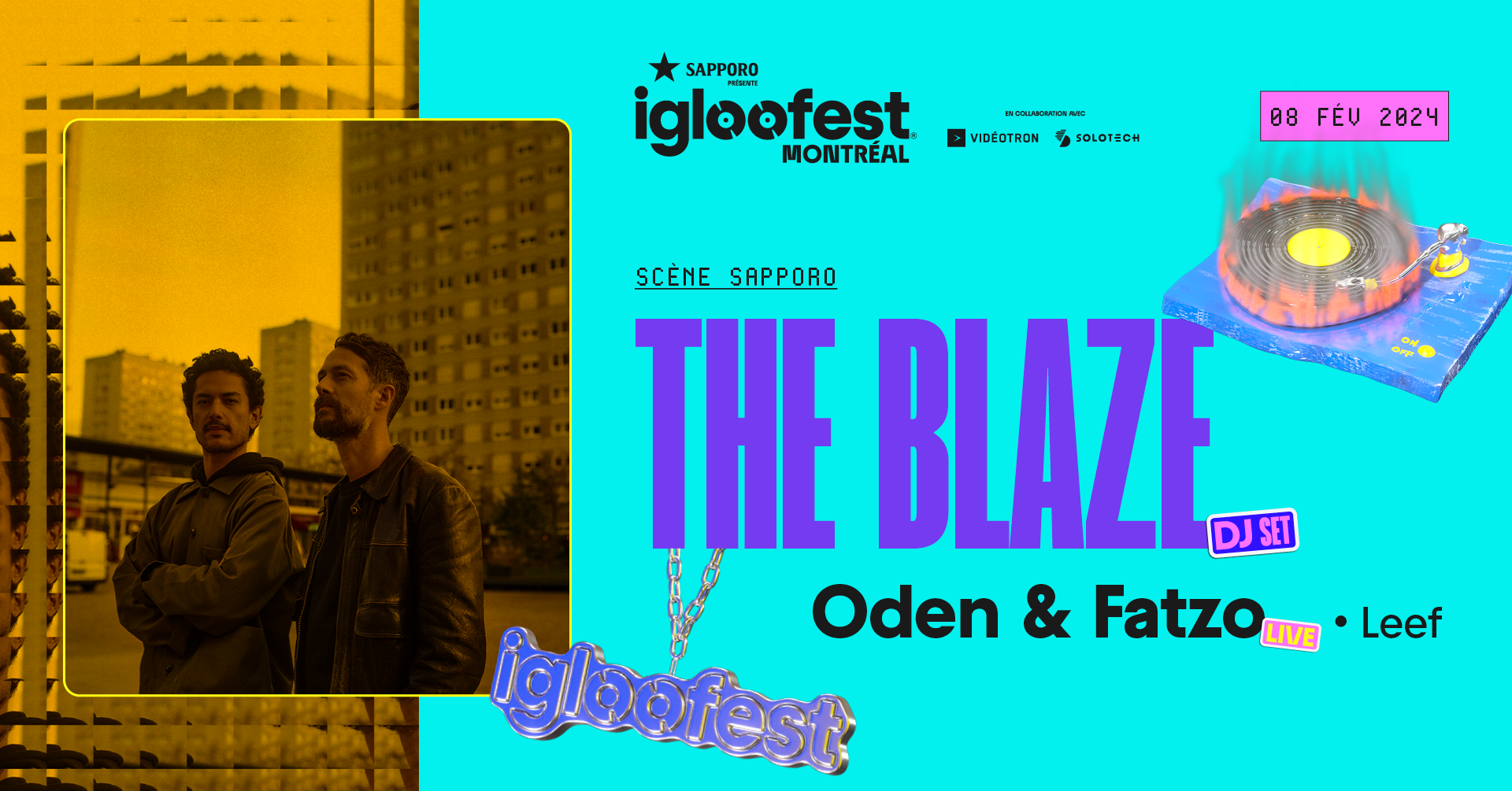 Igloofest MTL #10: The Blaze (DJ set), Oden & Fatzo (Live) at Igloofest ...