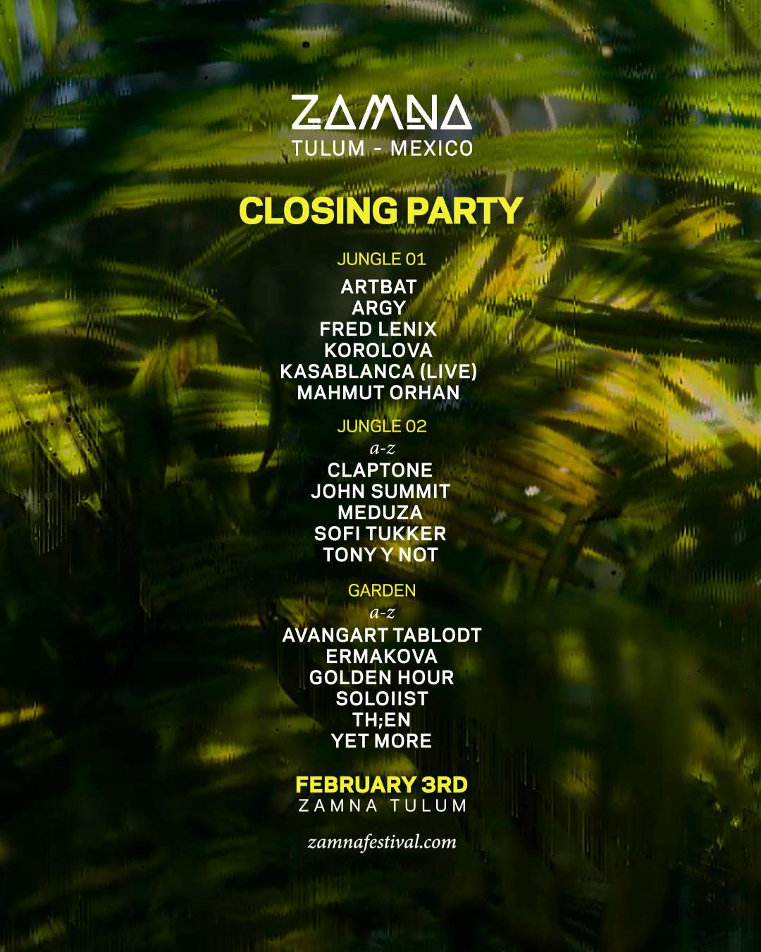 Zamna Tulum Closing Party at Zamna Tulum, Tulum