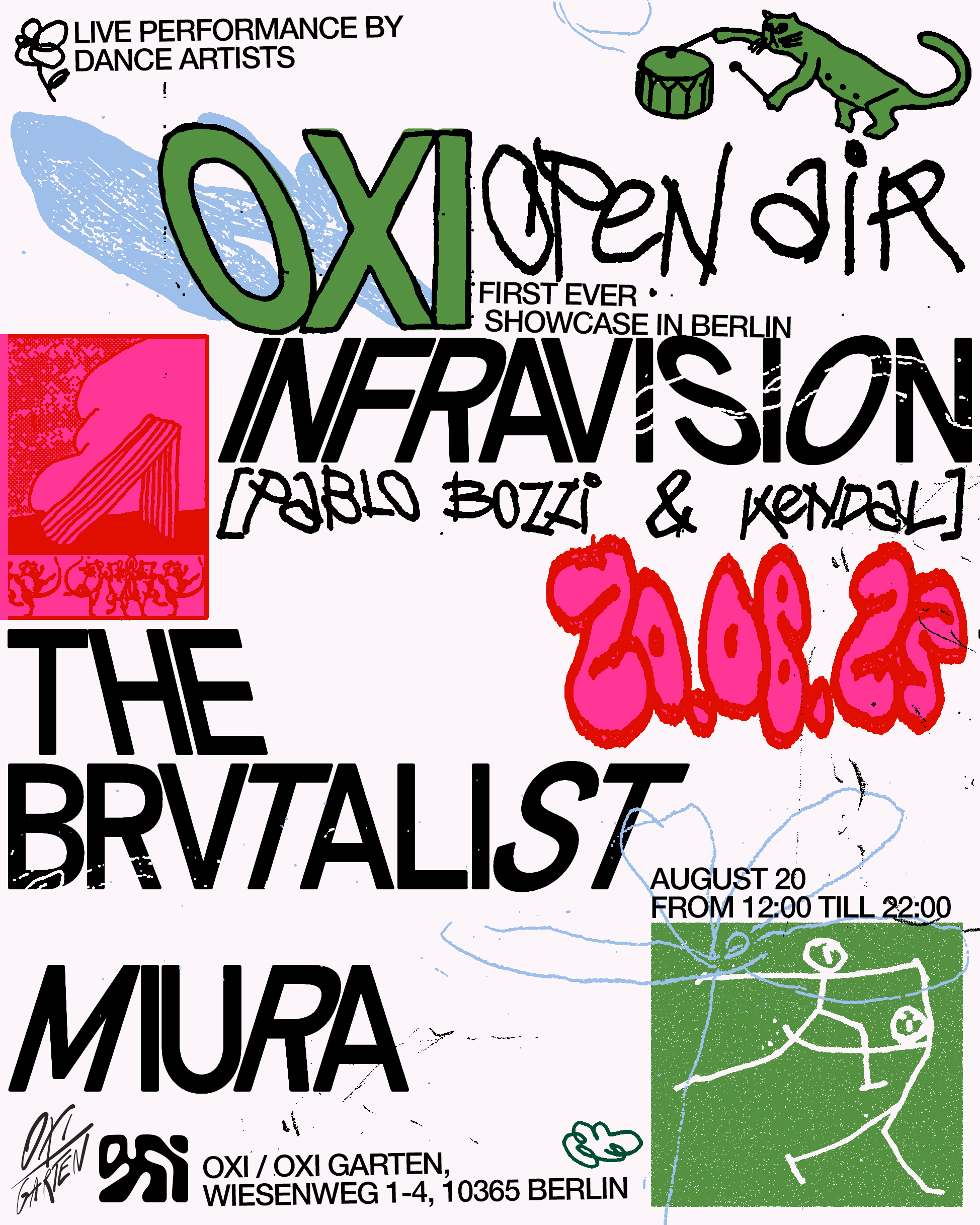 OXI Open Air w/ INFRAVISION, The Brvtalist & MIURA at OXI, Berlin