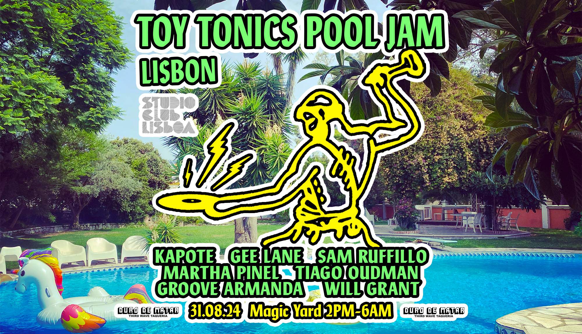 TOY TONICS POOL JAM at Magic Yard, Lisbon · Tickets