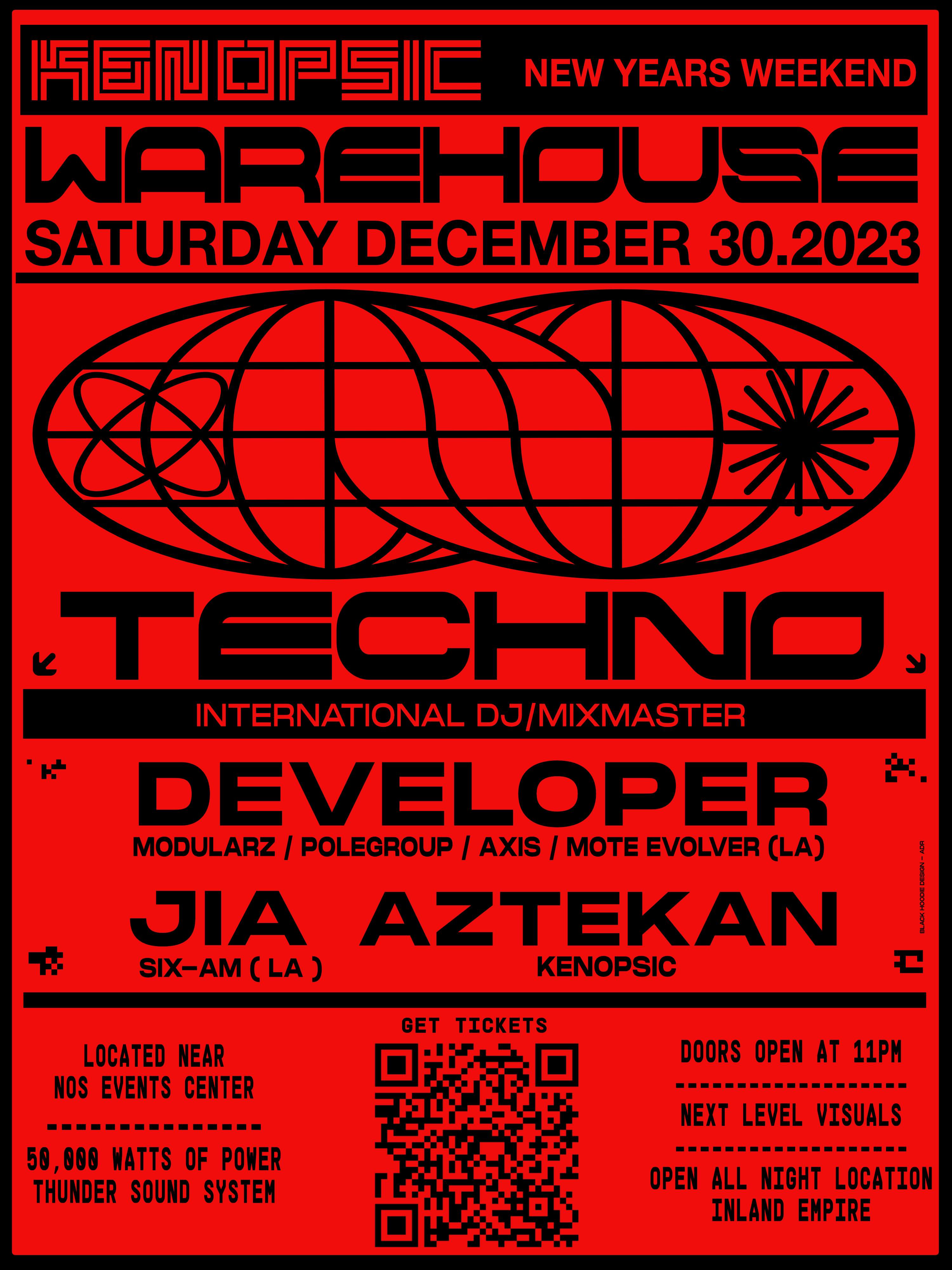 TECHNO WAREHOUSE NEW YEAR WEEKEND EVENT at TBA - MASSIVE WAREHOUSE ...