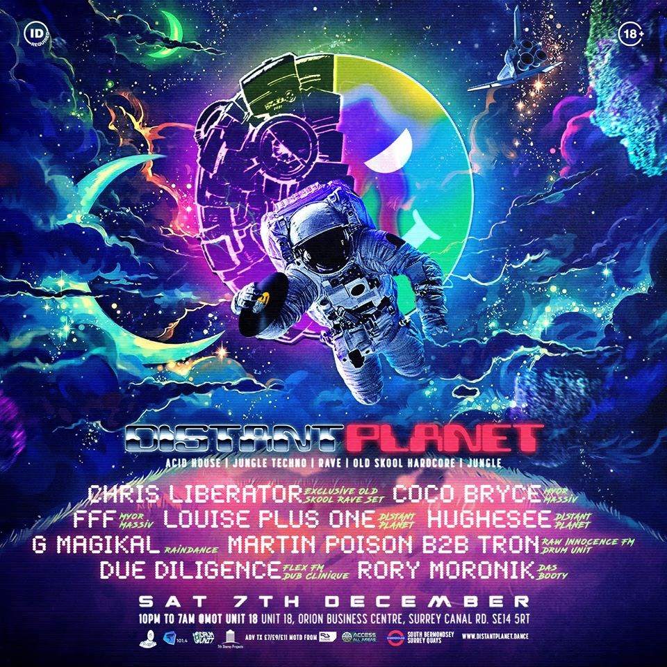 Distant Planet - Old Skool & Jungle Warehouse Rave. at Venue MOT, London