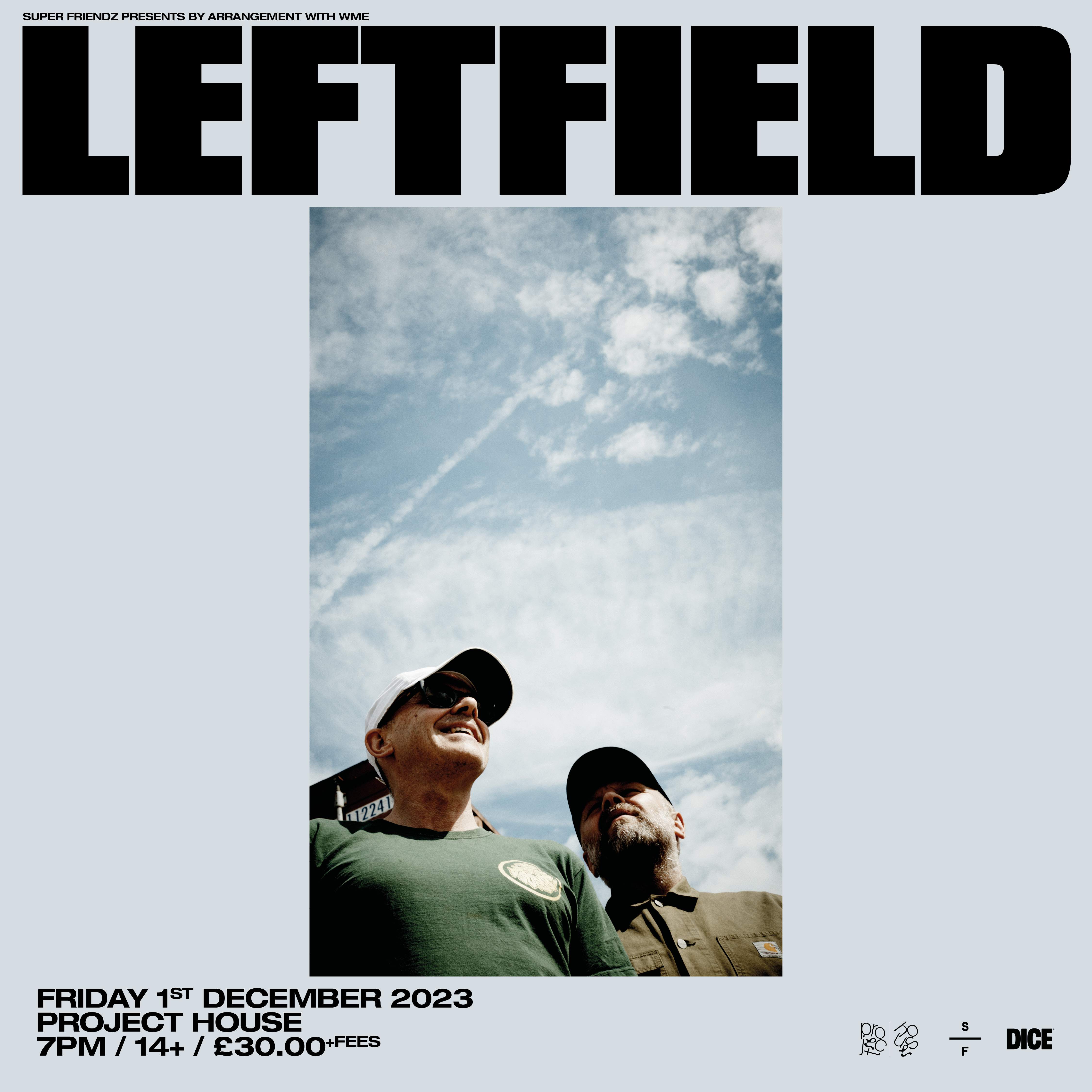 Leftfield at Project House, Leeds