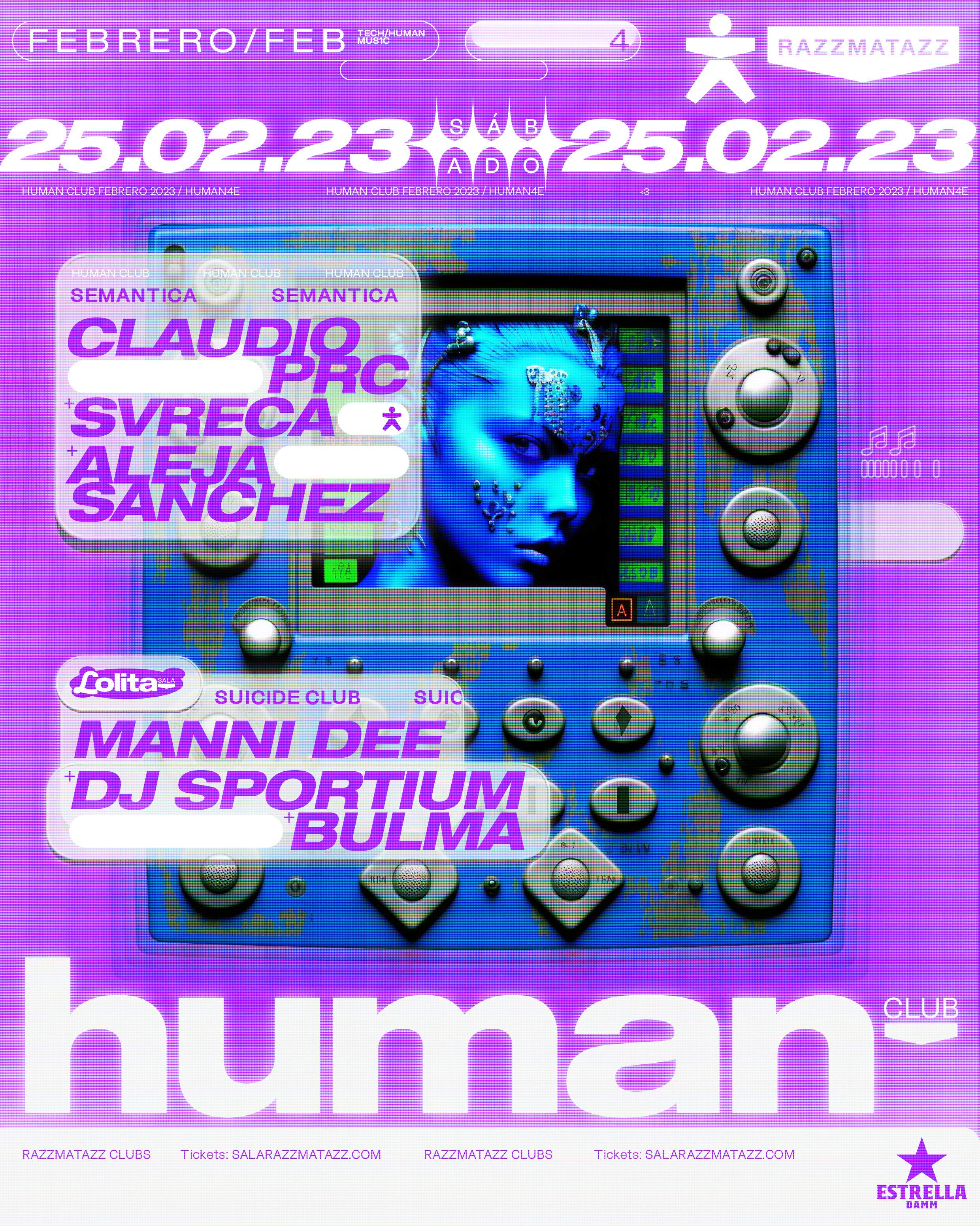 HUMAN presents: SEMANTICA: Claudio PRC + Svreca + Aleja Sánchez at ...