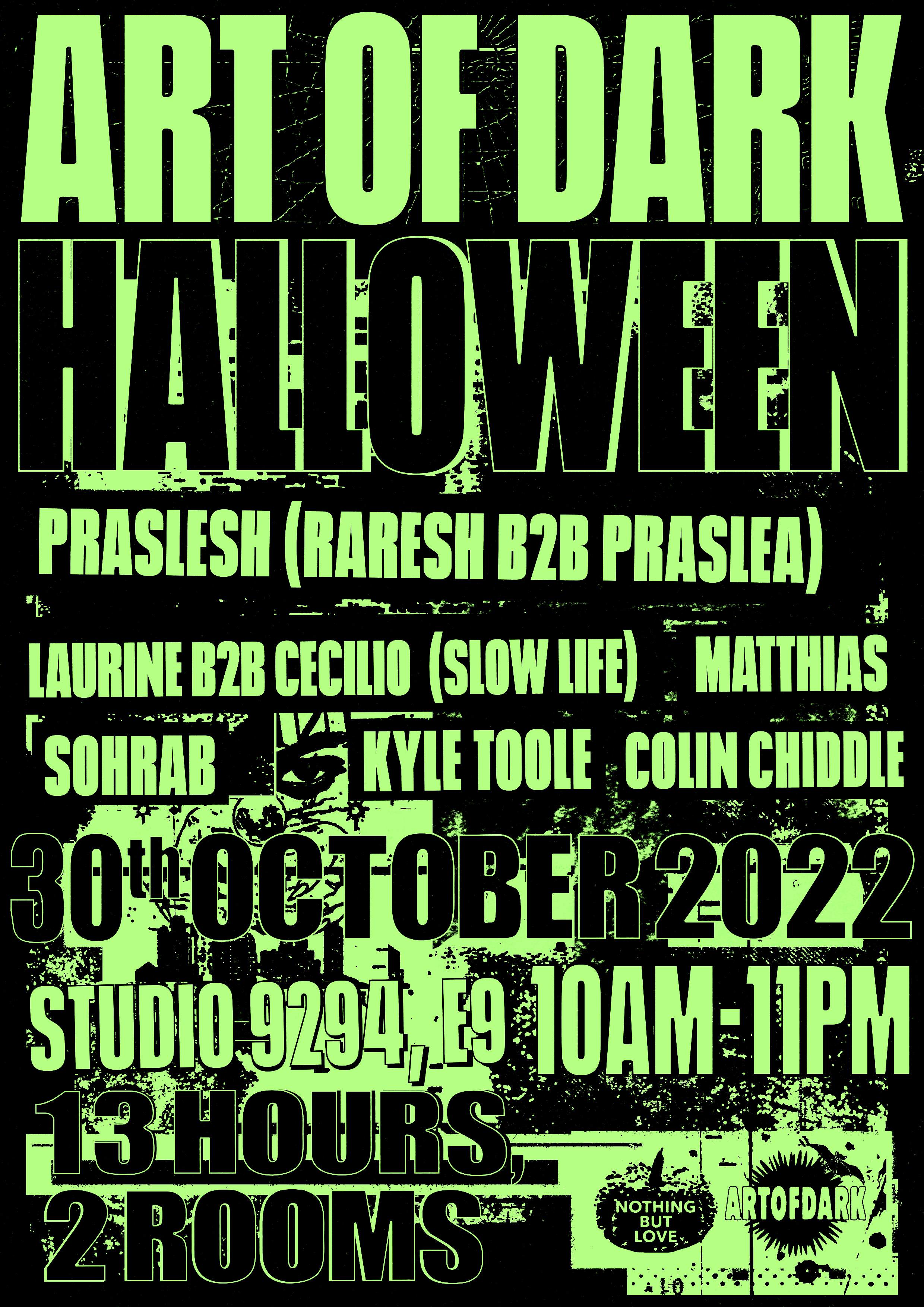 Art of Dark - Halloween at Studio 9294, London