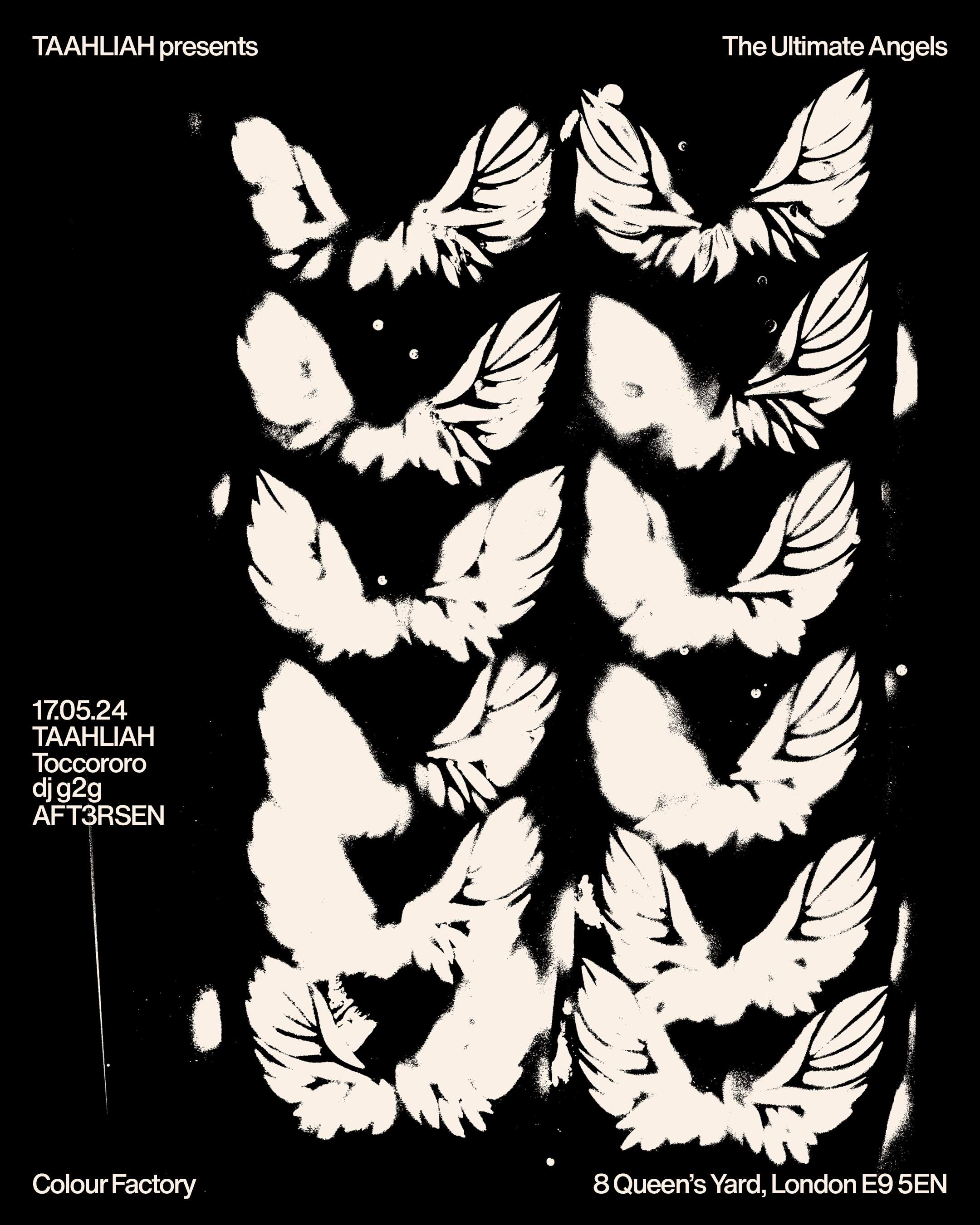 TAAHLIAH presents The Ultimate Angels w/ Toccororo, dj g2g, AFT3RSEN at ...