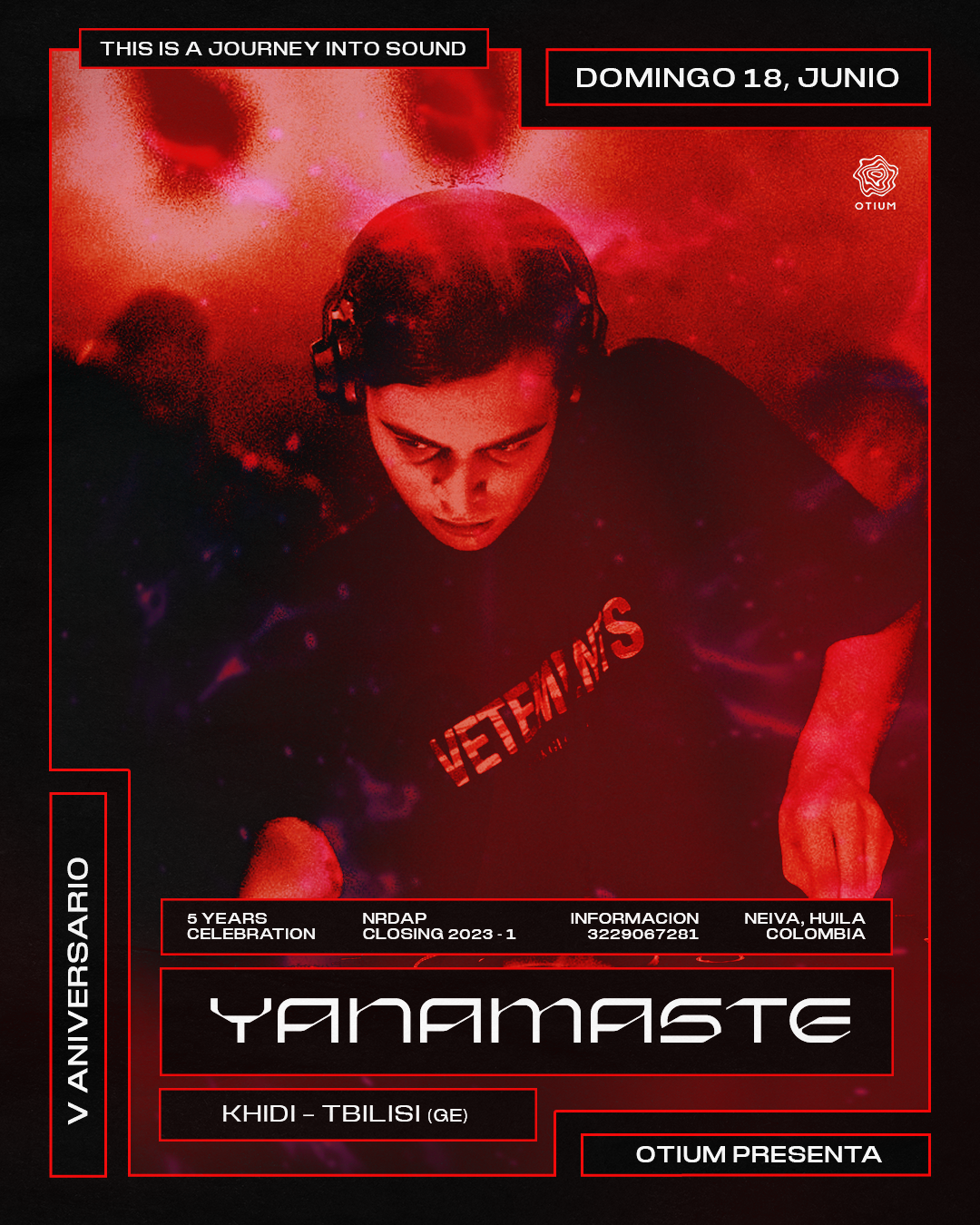 OTIUM pres / Yanamaste (V ANIVERSARIO) at TBA - Colombia, Colombia
