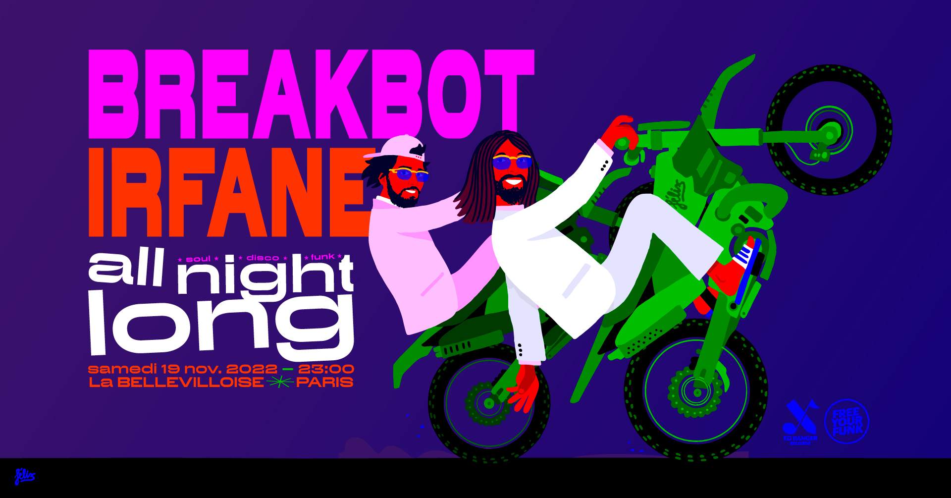 Free Your Funk: Breakbot & Irfane All Night Long at La Bellevilloise, Paris