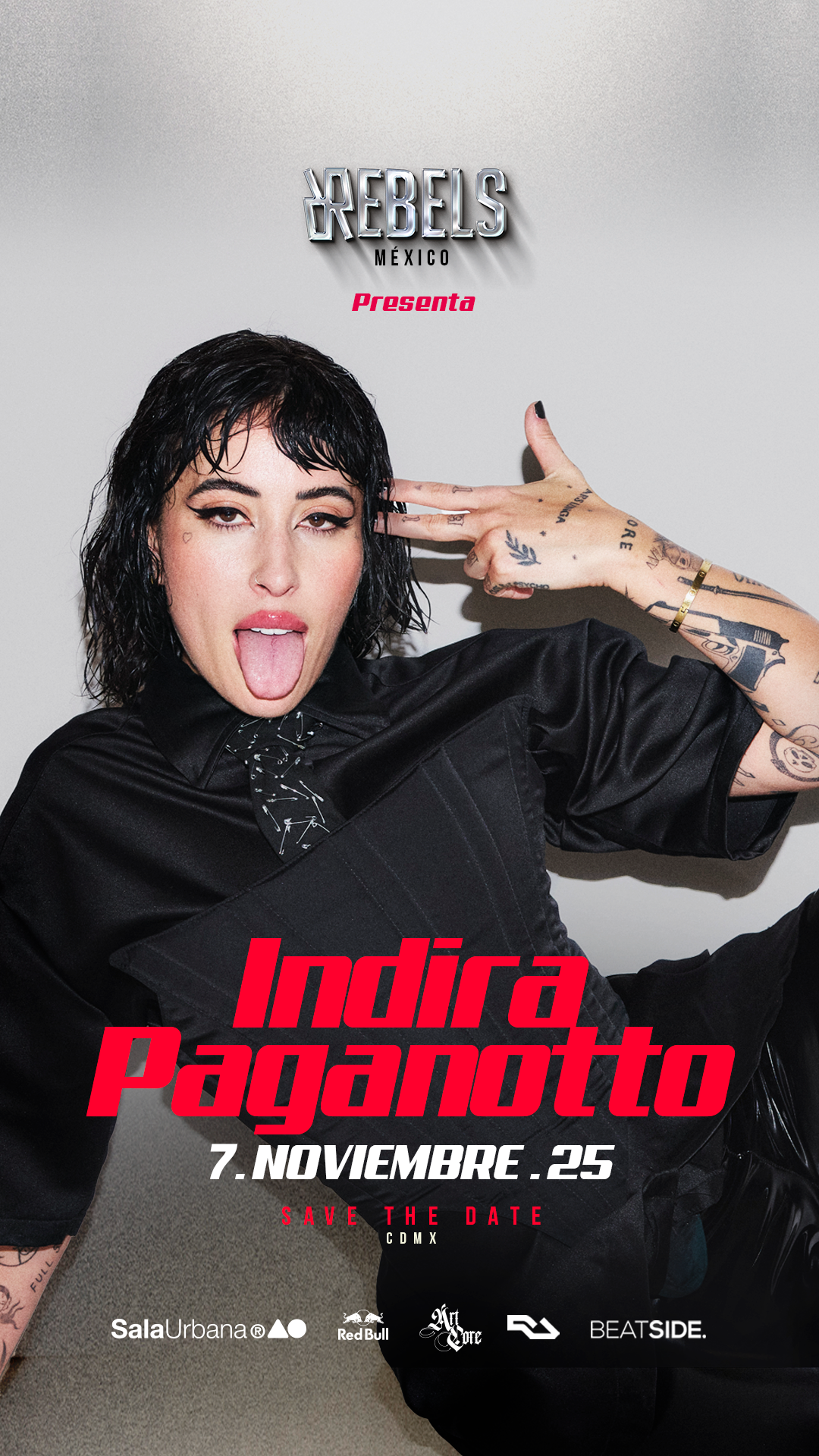 Rebels MX presenta: Indira Paganotto en Sala Urbana, Ciudad de México ...