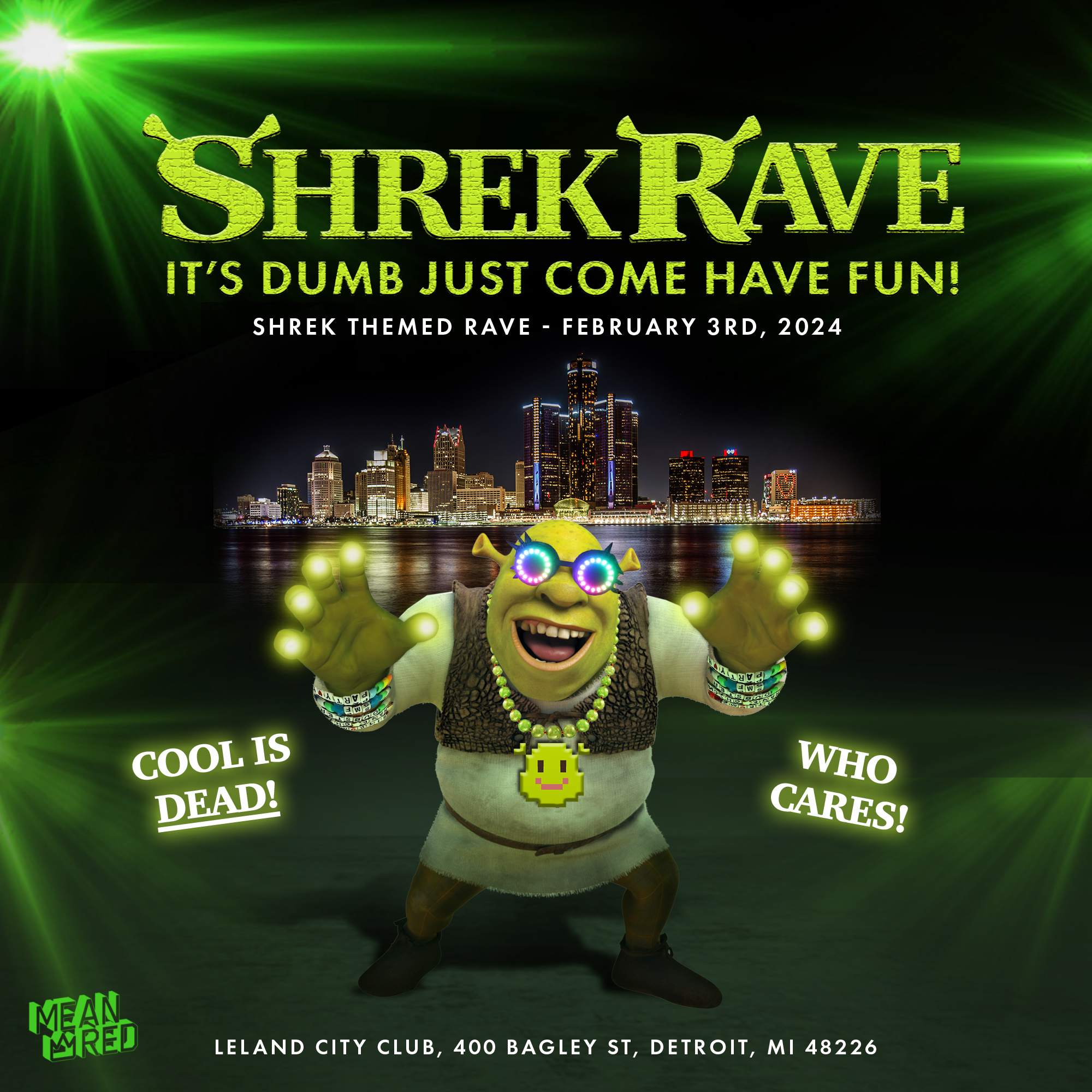 Shrek Rave en Leland City Club, Detroit