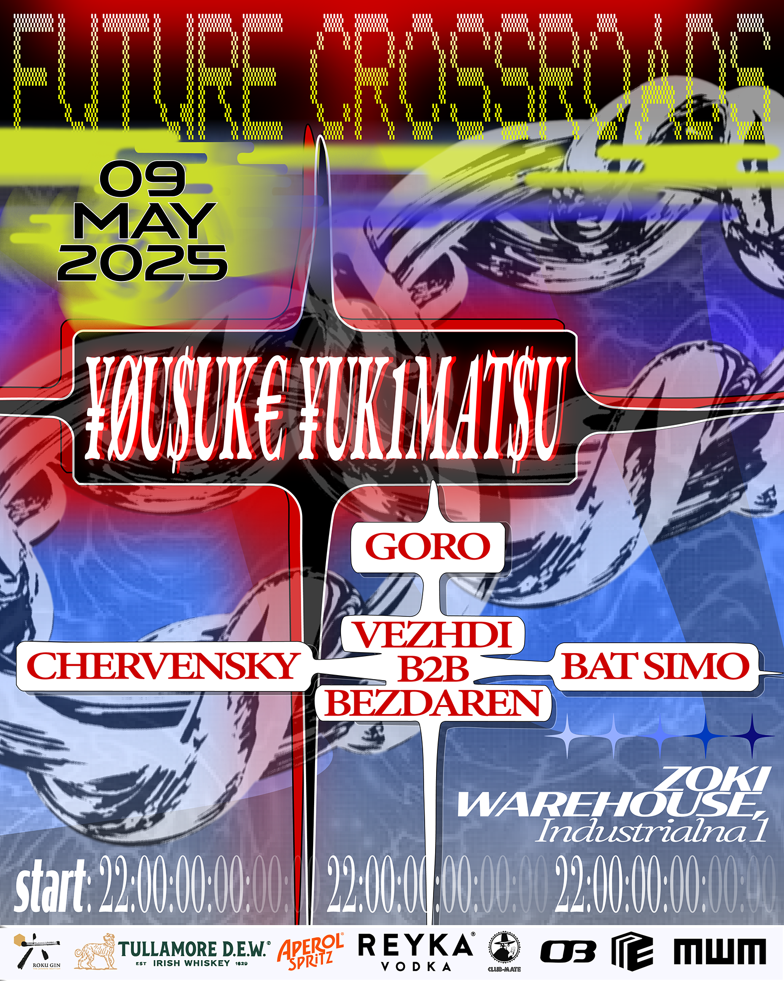 FUTURE CROSSROADS w/ ¥ØU$UK€ ¥UK1MAT$U, Goro, Bat Simo, Bezdaren ...