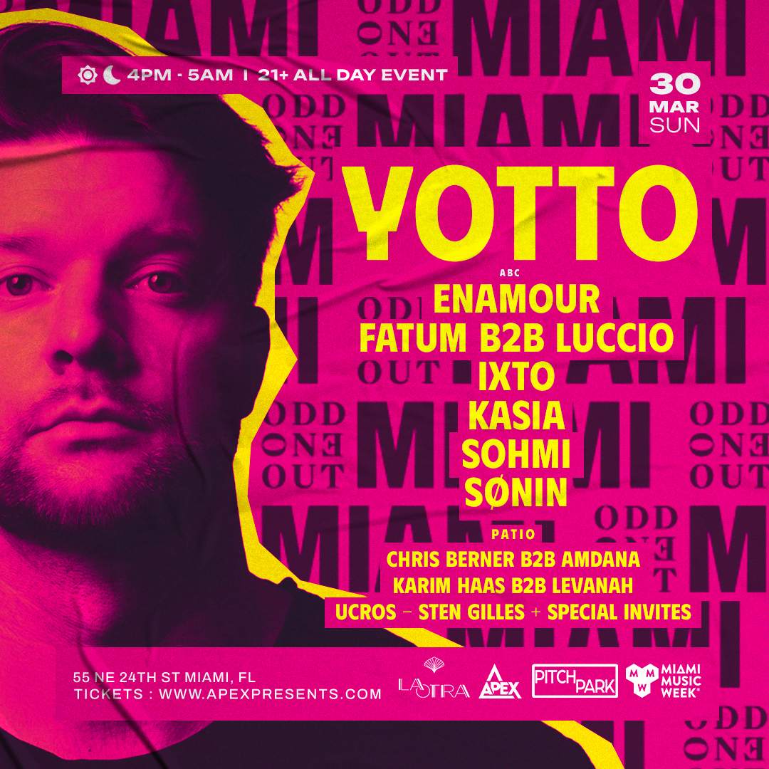 Yotto presents Odd One Out (MMW) at La Otra Wynwood, Miami