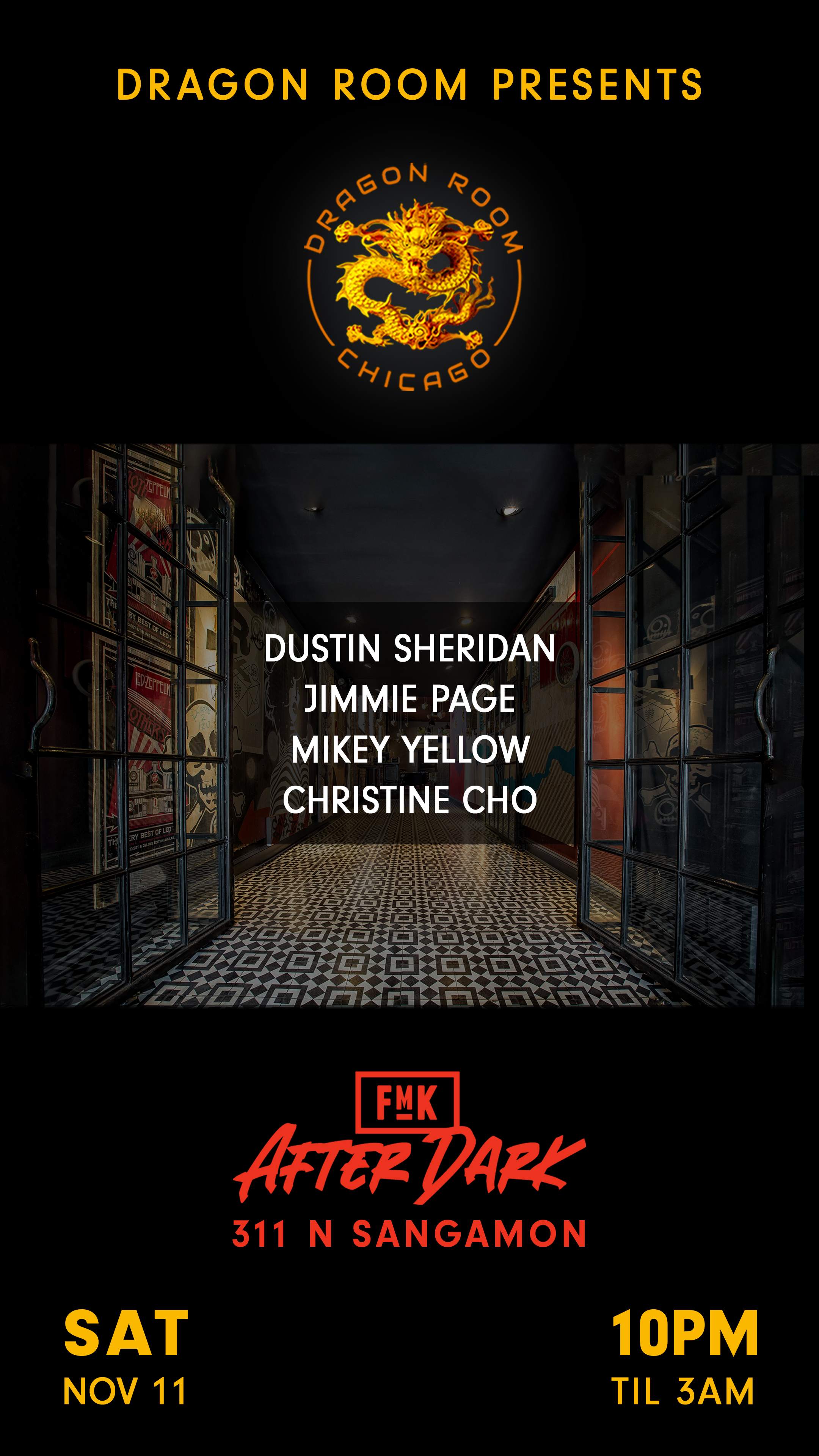 Dragon Room Chicago presents: The Afterparty em Fulton Market Kitchen ...