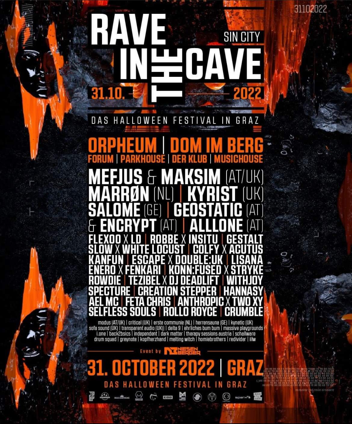 Rave in the Cave 2022 - Sin City en Orpheum, Austria