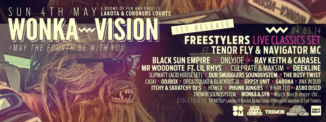 Wonka-Vision em Lakota, Bristol