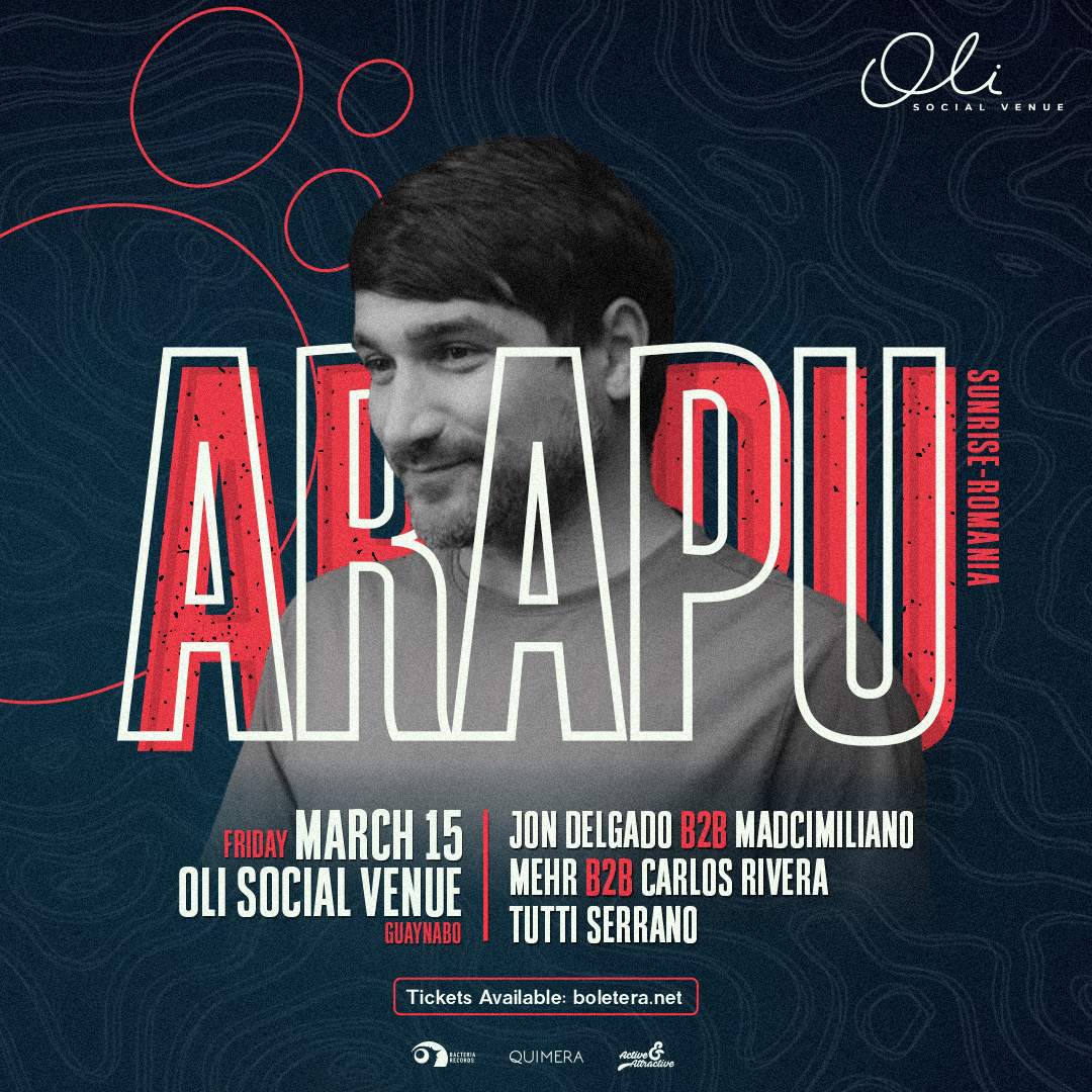 Quimera presents: Arapu bei TBA - Oli Social Venue, Puerto Rico