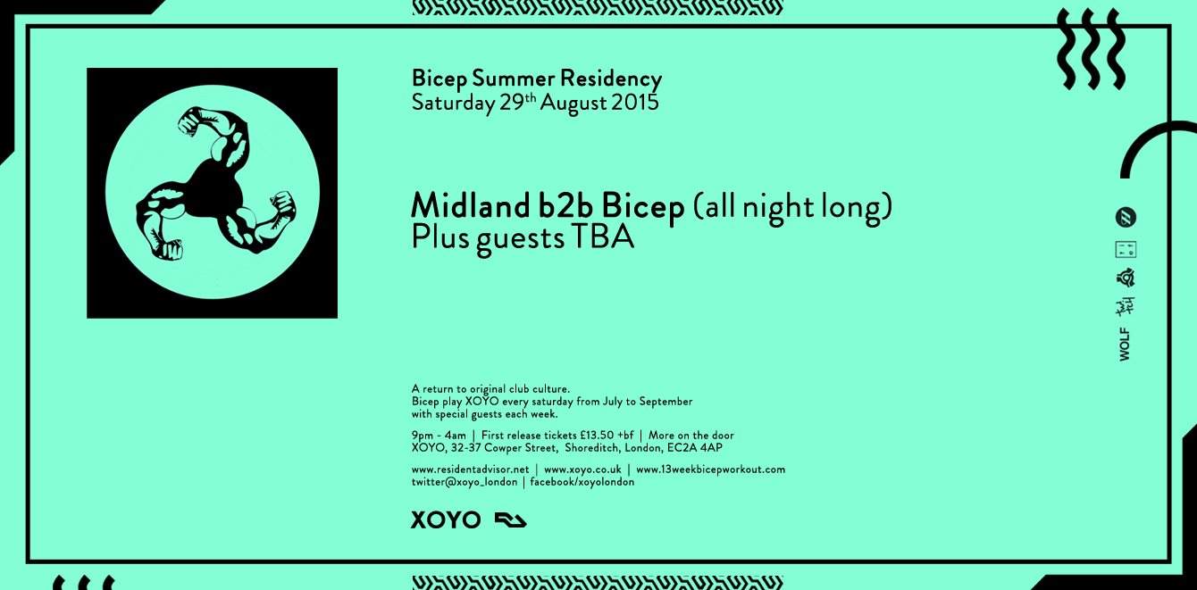 Bicep b2b Midland + Room 2: Bixon a XOYO, London