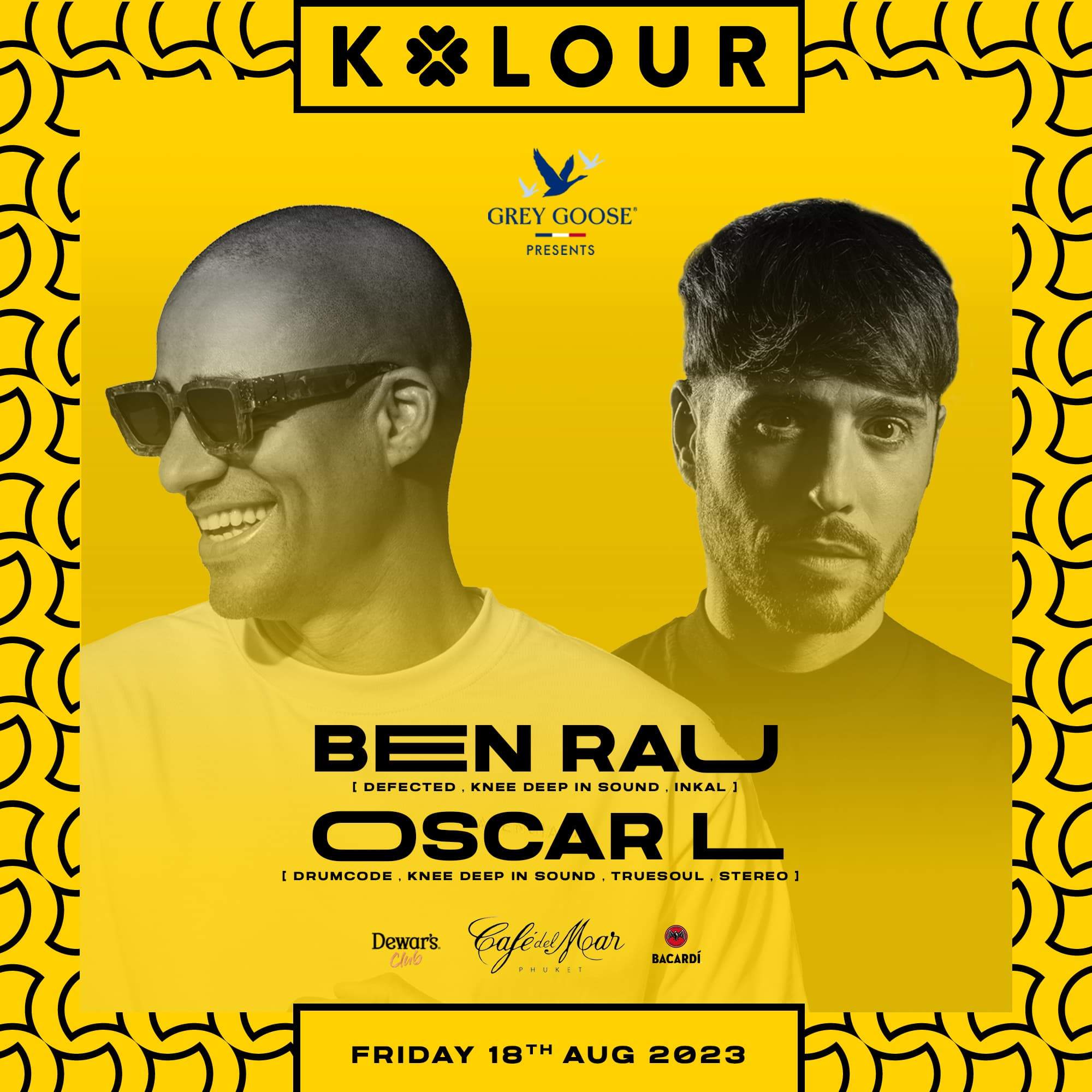 Kolour presents Ben Rau & Oscar L at Cafe Del Mar Phuket, Thailand