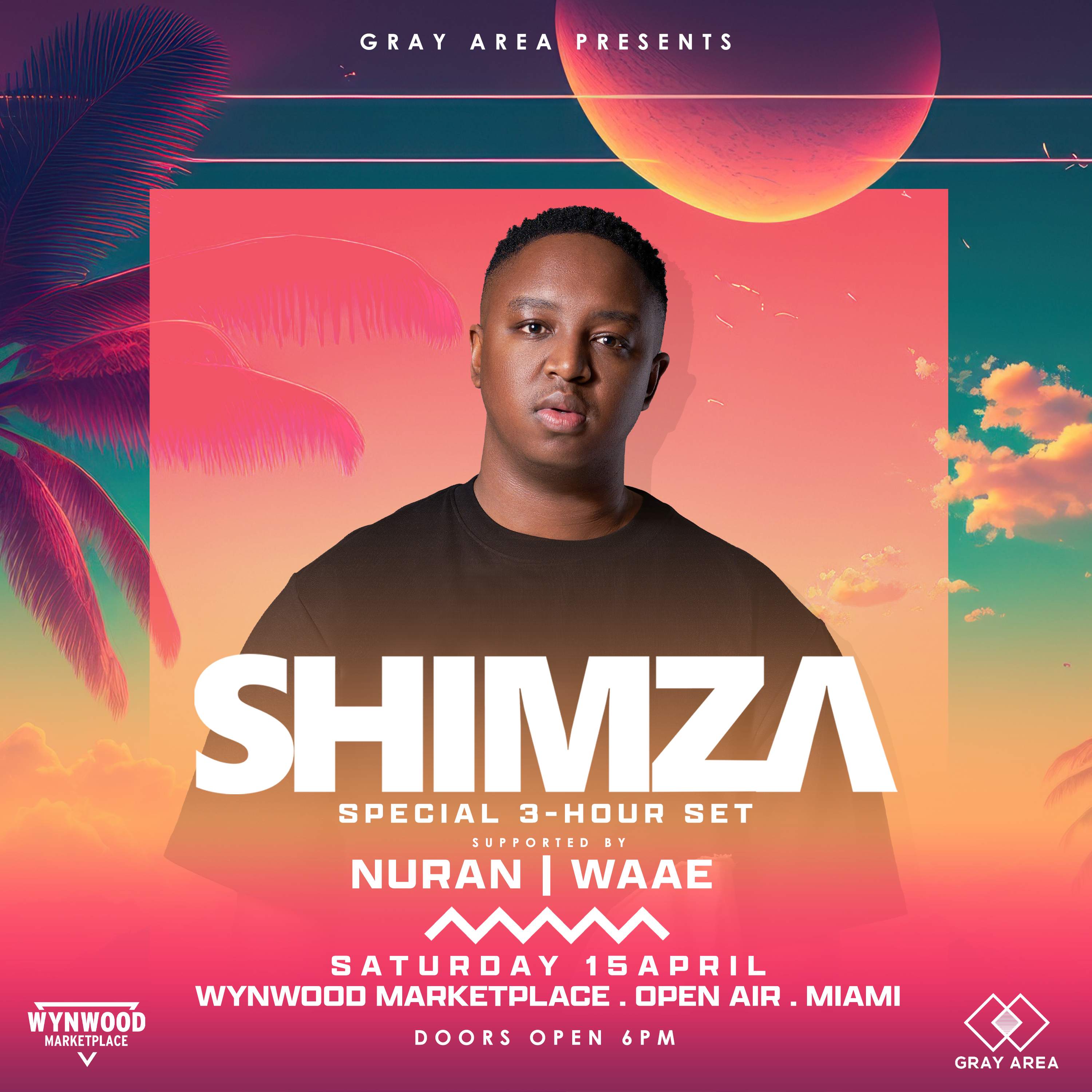 Shimza Open Air Miami [3 Hour Set] - Gray Area at Wynwood Marketplace ...