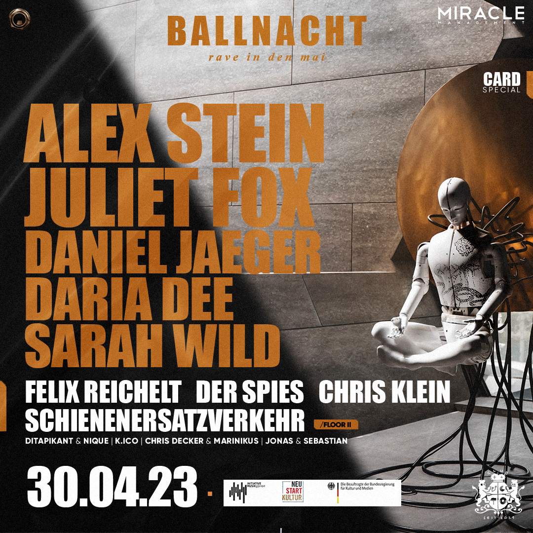 Rave in den Mai with Alex Stein, Juliet Fox at Graf Karl, Kassel