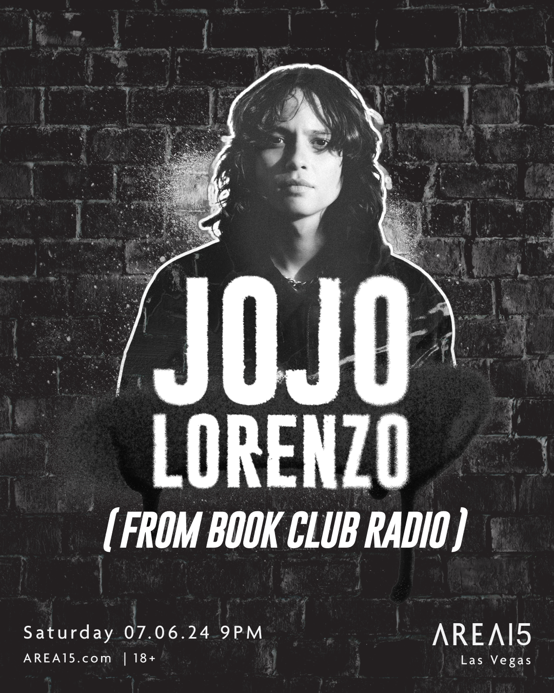 Jojo Lorenzo (From Book Club Radio) at The Wall at AREA15, Las Vegas