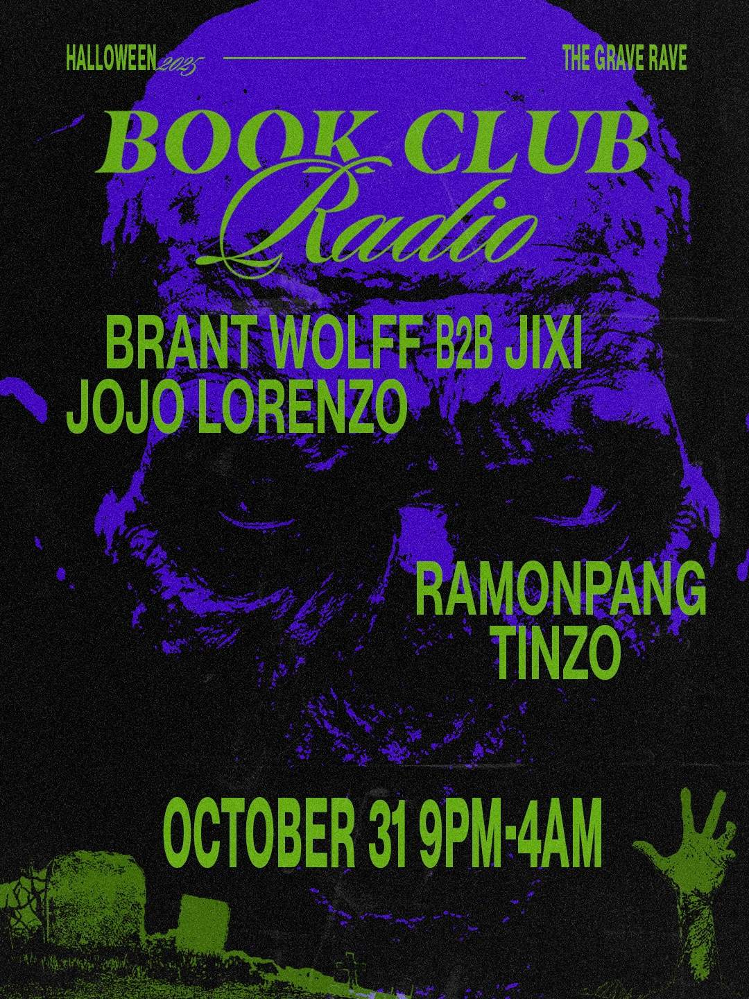 Book Club Radio Meeting #30 Grave Rave at TBA - Brooklyn, New York City