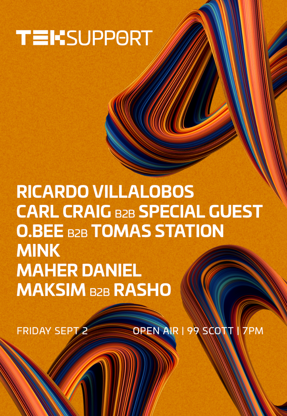 Teksupport: Ricardo Villalobos, Carl Craig b2b special guest + more at ...