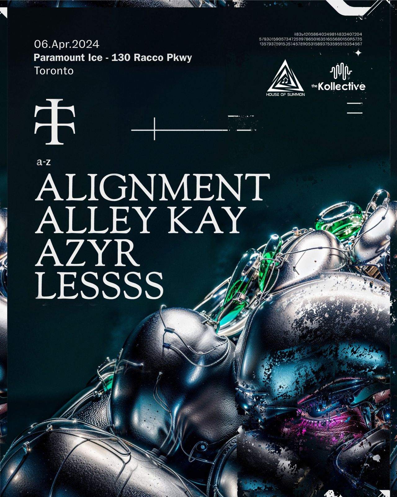 TELETECH TORONTO: Alignment/ Azyr/ Lessss/ Alley Kay (95% SOLD OUT) at ...