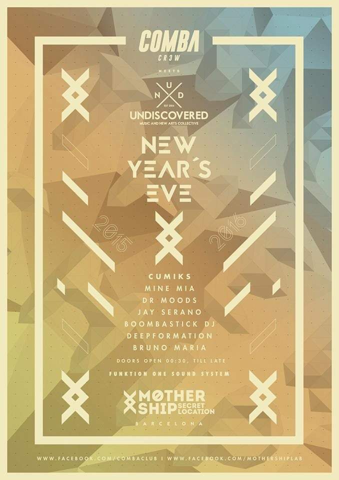 New Year´s Eve 2015 Warehouse Party bei TBA, Barcelona