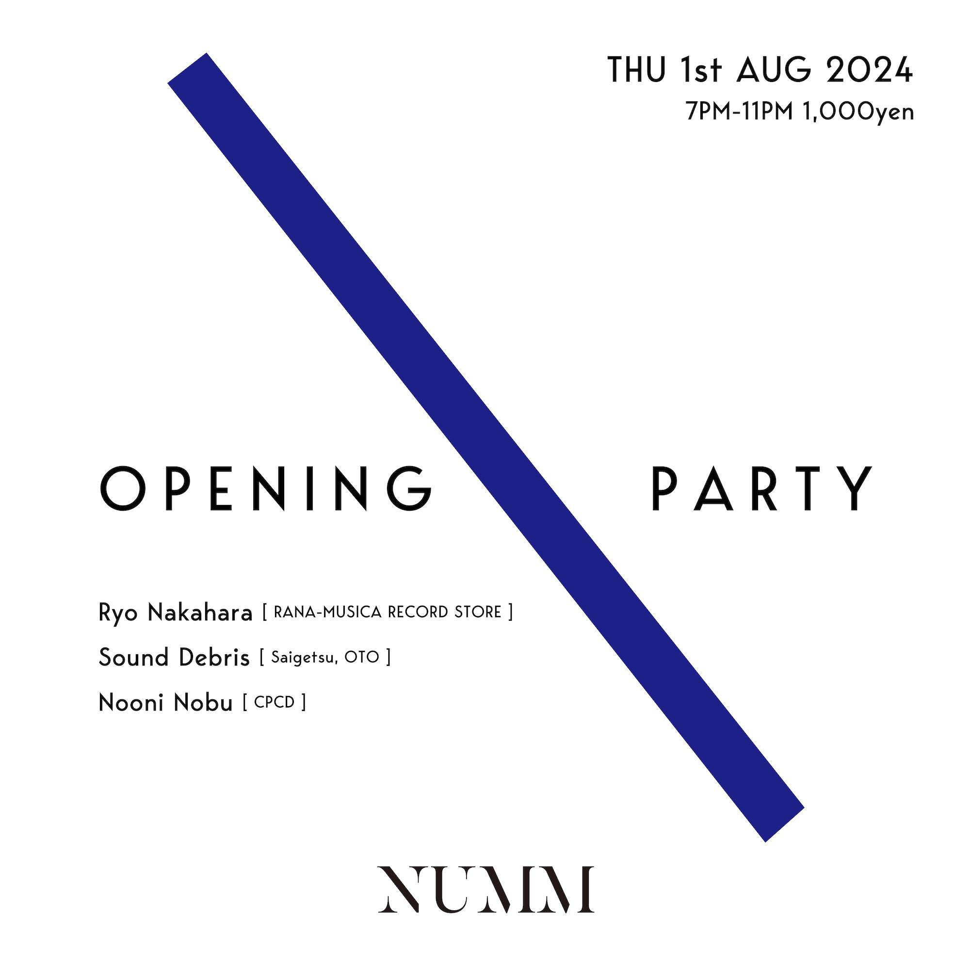 Numm Opening Day 1 at Numm, 東京