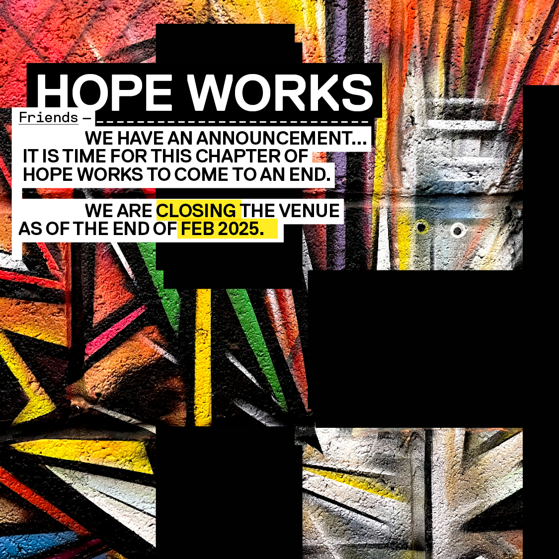 Hope Works Closing Weekend: Part 2 at Hope Works, Sheffield · Tickets