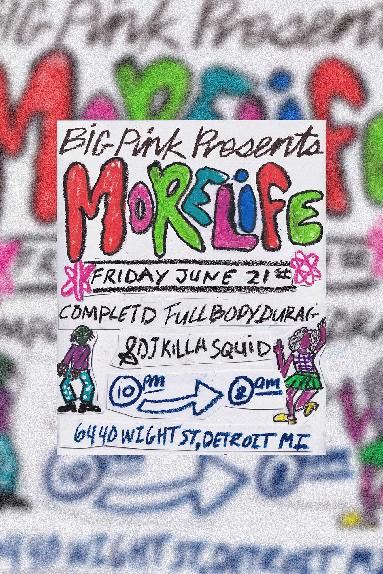 MORE LIFE: A SUMMER SOLSTICE PARTY en Big Pink, Detroit