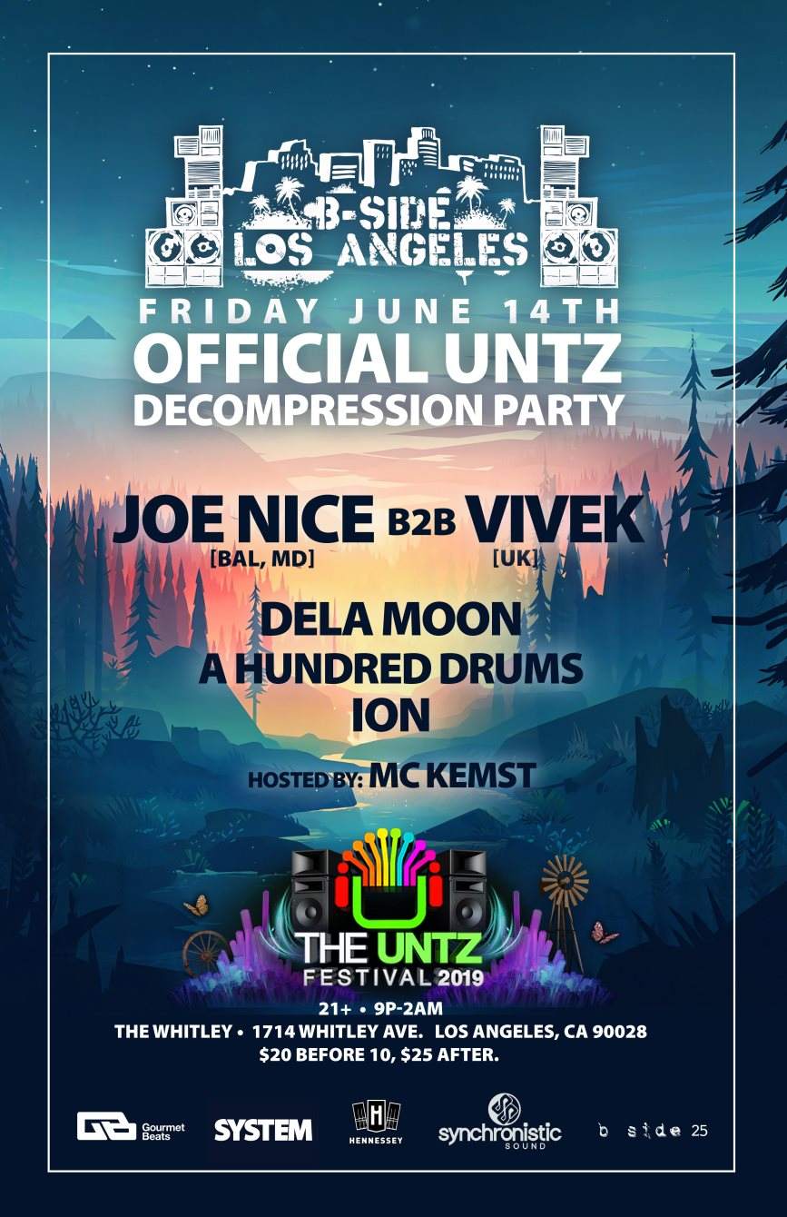 Official Untz Decompression Party bei The Whitley, Los Angeles