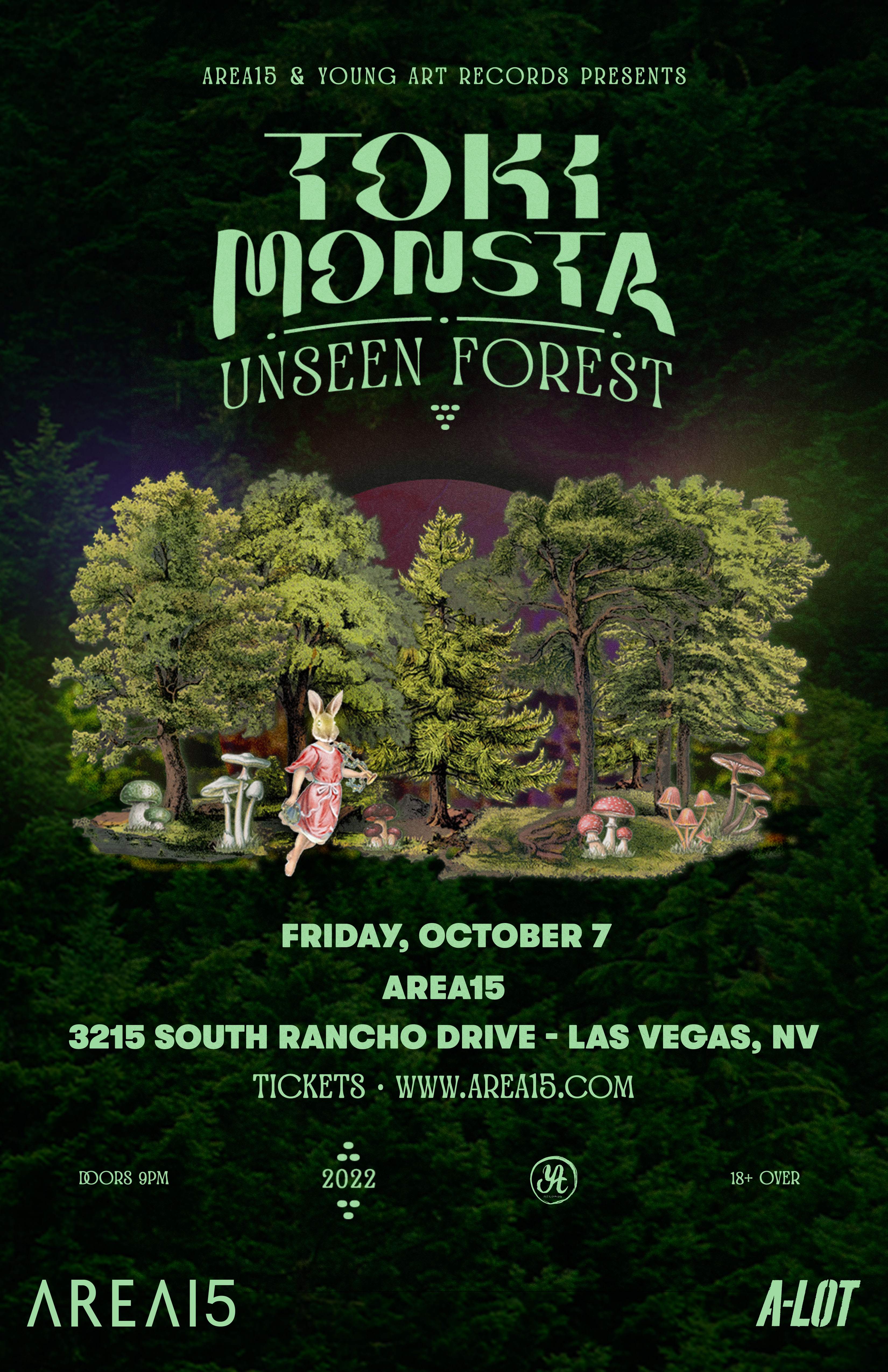TOKiMONSTA - Unseen Forest Tour at The A-Lot at Area15, Las Vegas