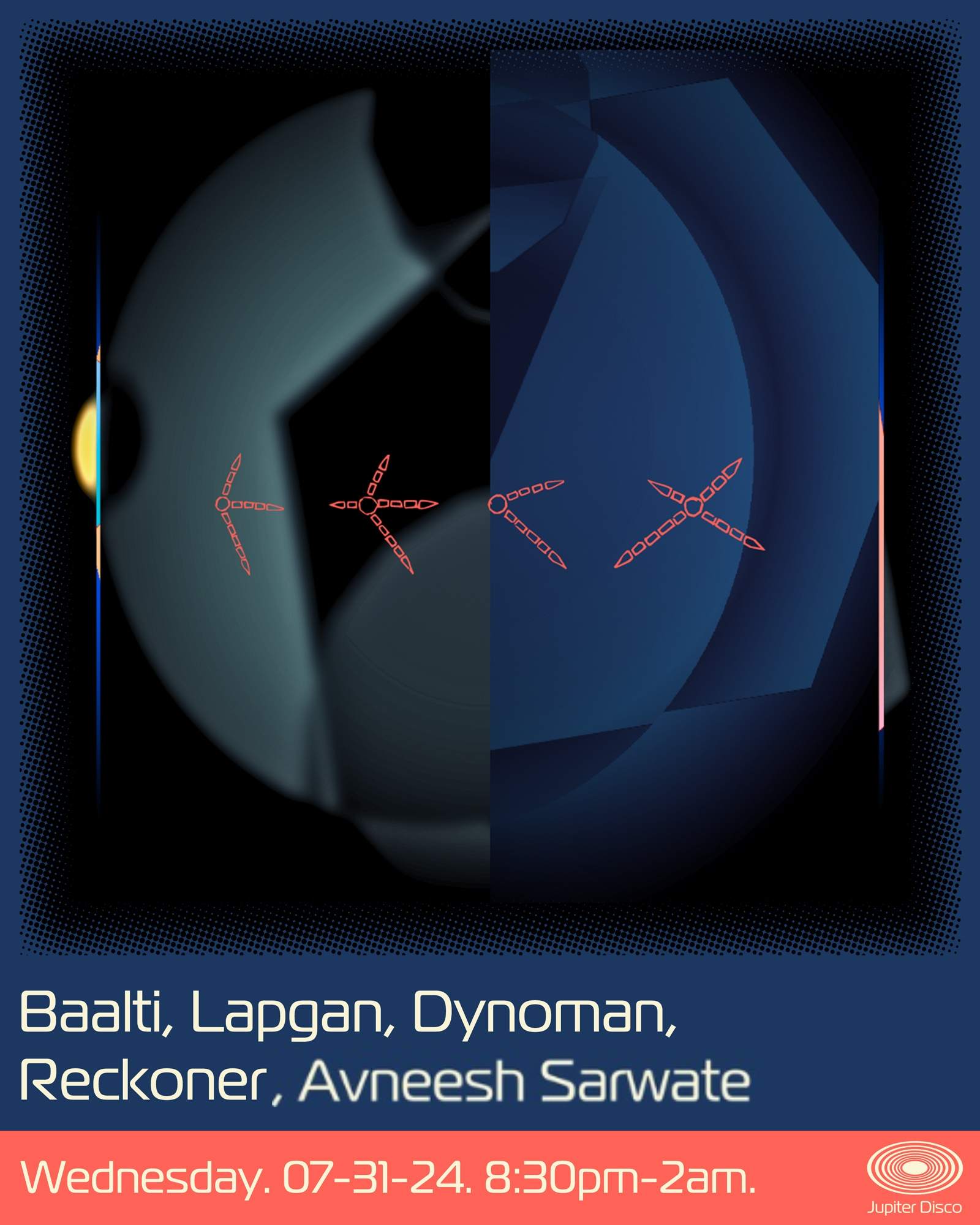 Baalti, Lapgan, Dynoman, Reckoner, Avneesh Sarwate at Jupiter Disco ...