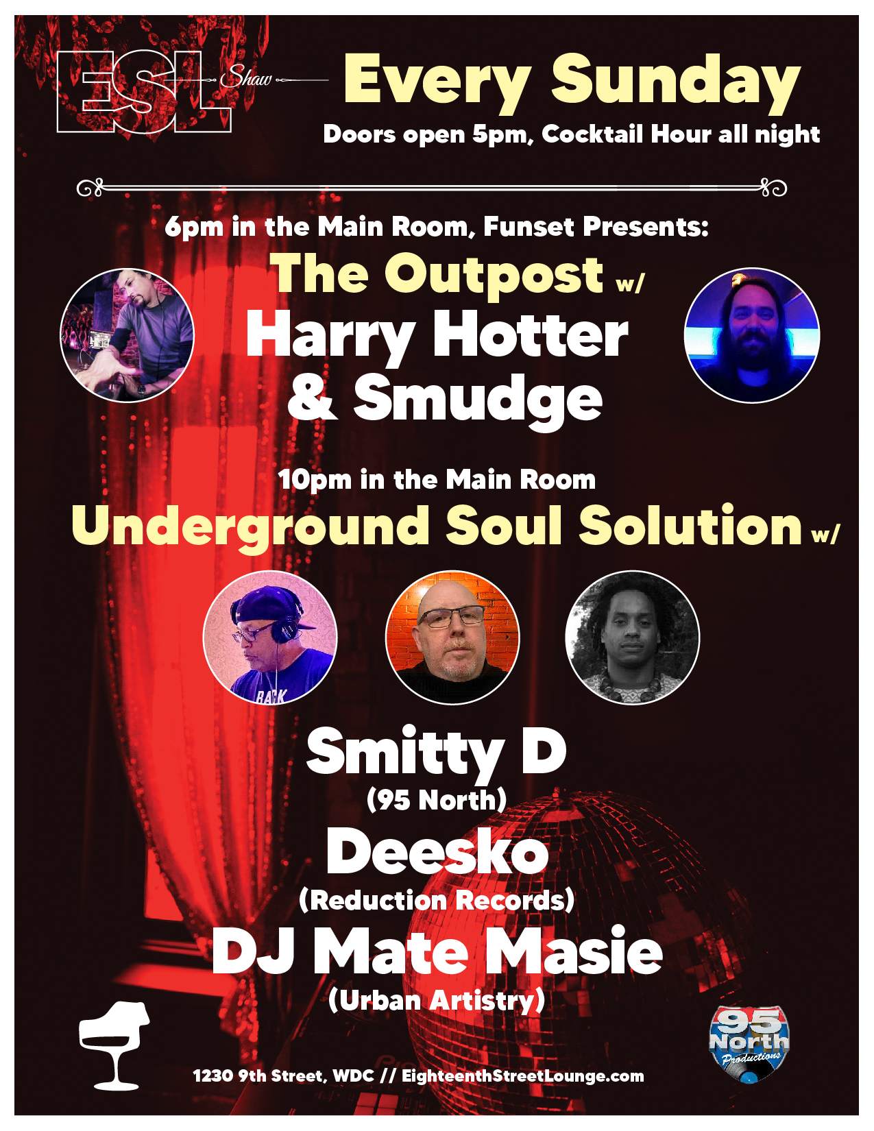 Eighteenth Street Lounge Sundays at Eighteenth Street Lounge (ESL ...