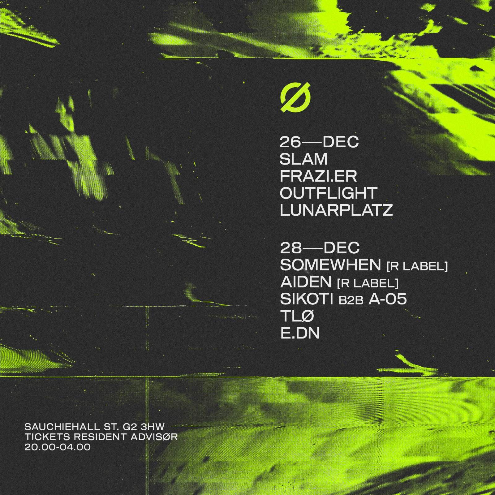SYMBØL Opening Day 2 w/ Somewhen & Aiden [R Label] at SYMBØL, Glasgow
