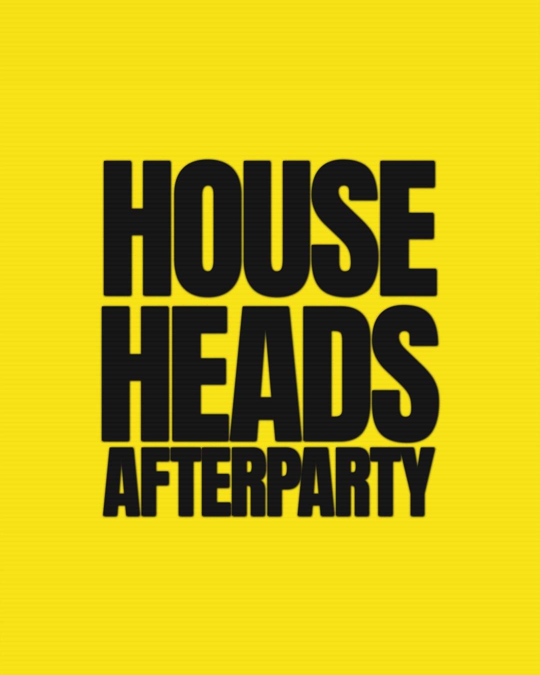 House Heads Afterparty // The Arches at The Arches, Glasgow