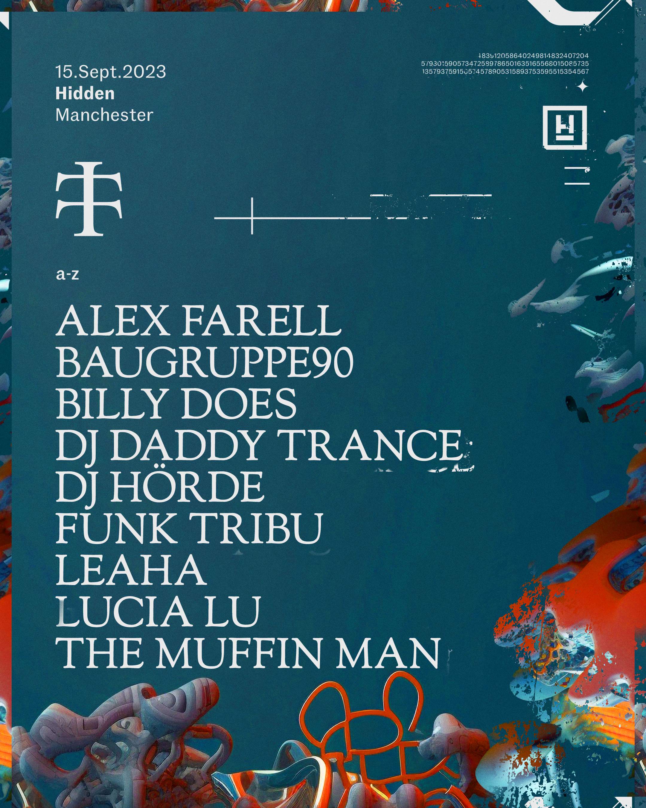 Teletech: DJ Daddy Trance, Funk Tribu, Lucia Lu, BAUGRUPPE90 at Hidden ...