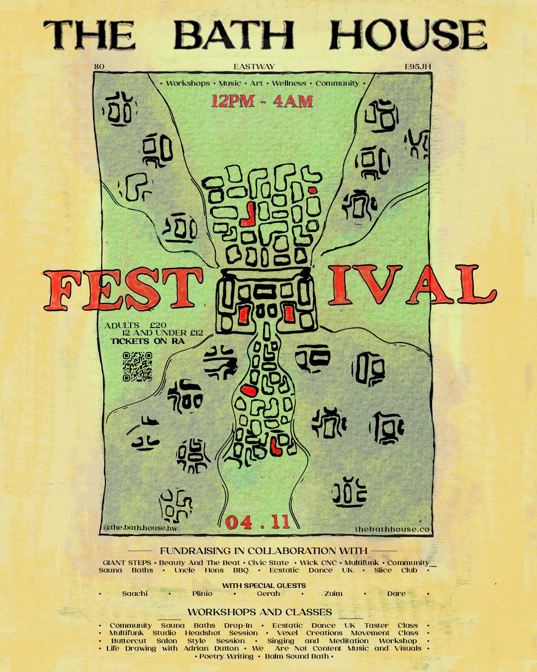 The Bath House Festival with Friends at The Bath House, London