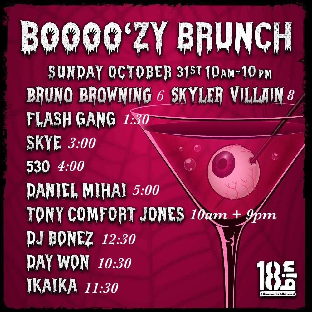 Halloween House Brunch em 18 Bin, Las Vegas