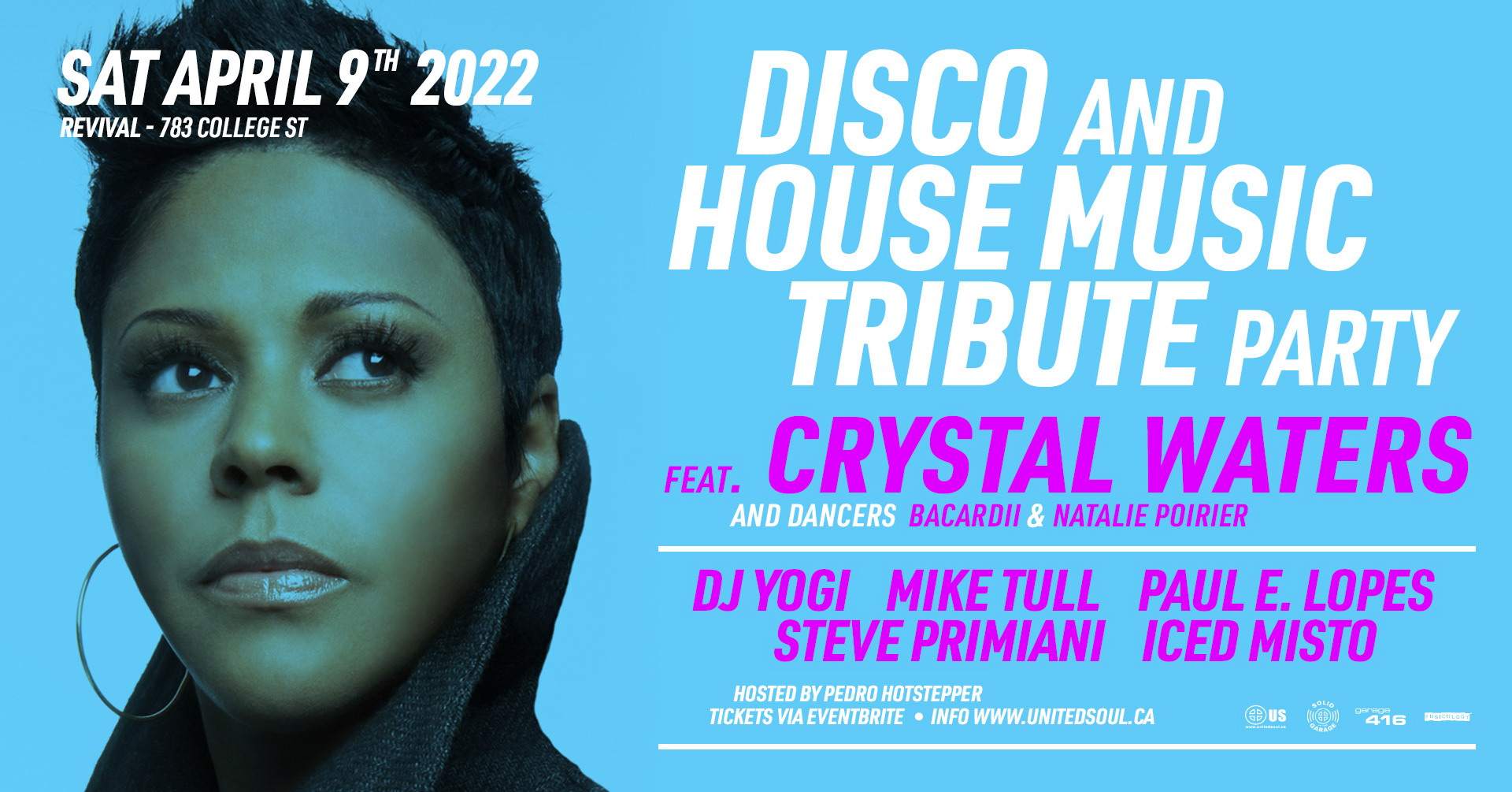 Disco & House Music Tribute Party feat. Crystal Waters Live at Revival ...